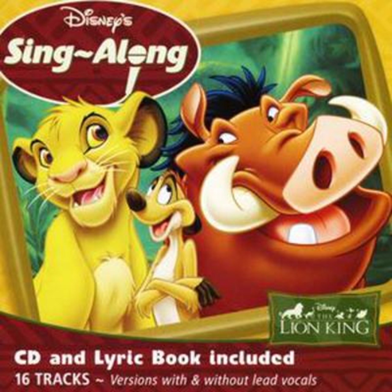 Disney's Sing-a-long - The Lion King | CD Album | Free shipping over £ ...