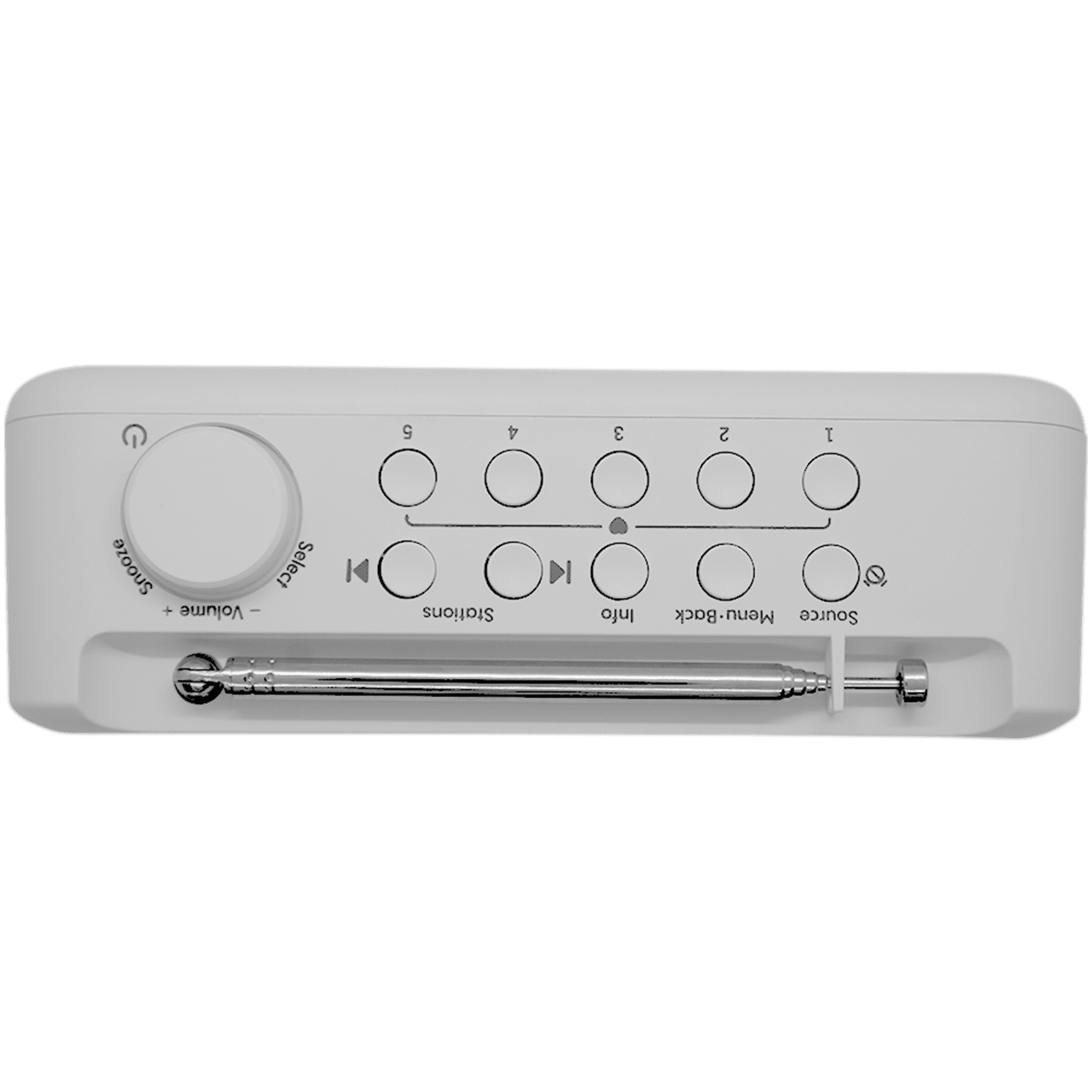 Pure Elan One2 Cotton White DAB+/FM Portable Radio | Radios | Free ...