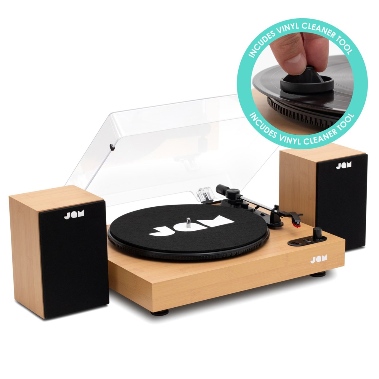 Jam Sound System Wood Turntable & Speakers (hmv exclusive) | Turntable ...