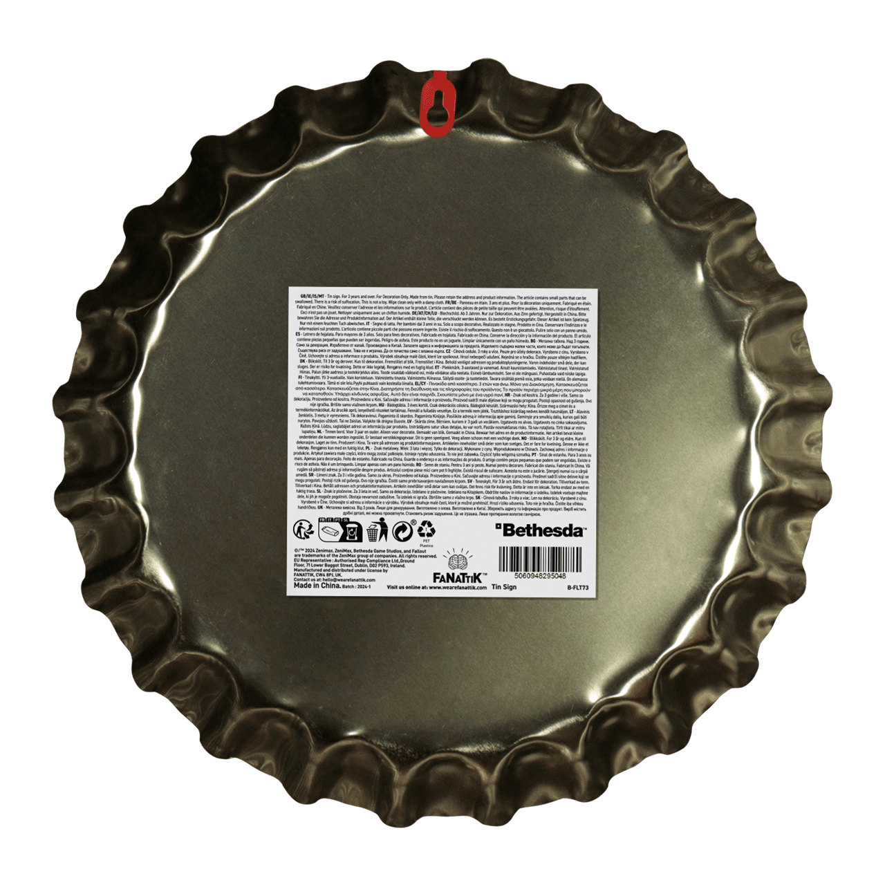 Nuka-Cola Bottle Cap Fallout Tin Sign | Tin Sign | Free shipping over £ ...