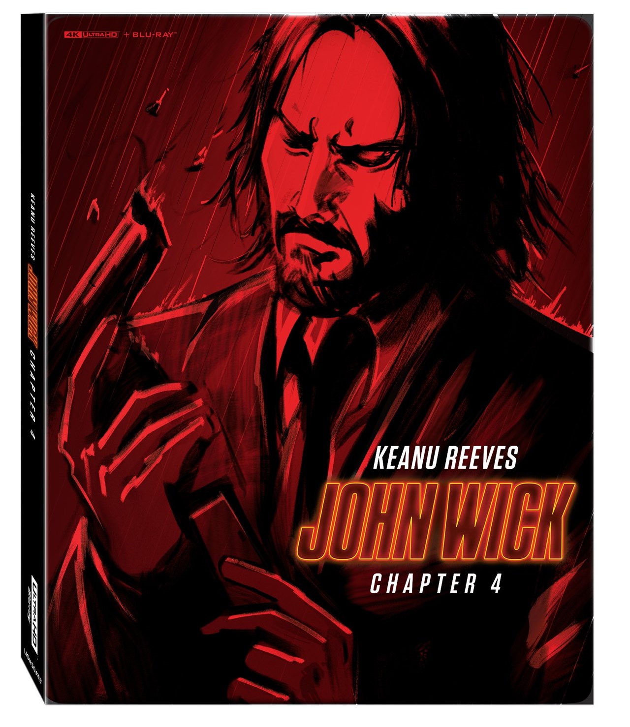 John Wick: Chapter 4 Limited Edition Steelbook | 4K Ultra HD Blu-ray | Free shipping over £20 ...