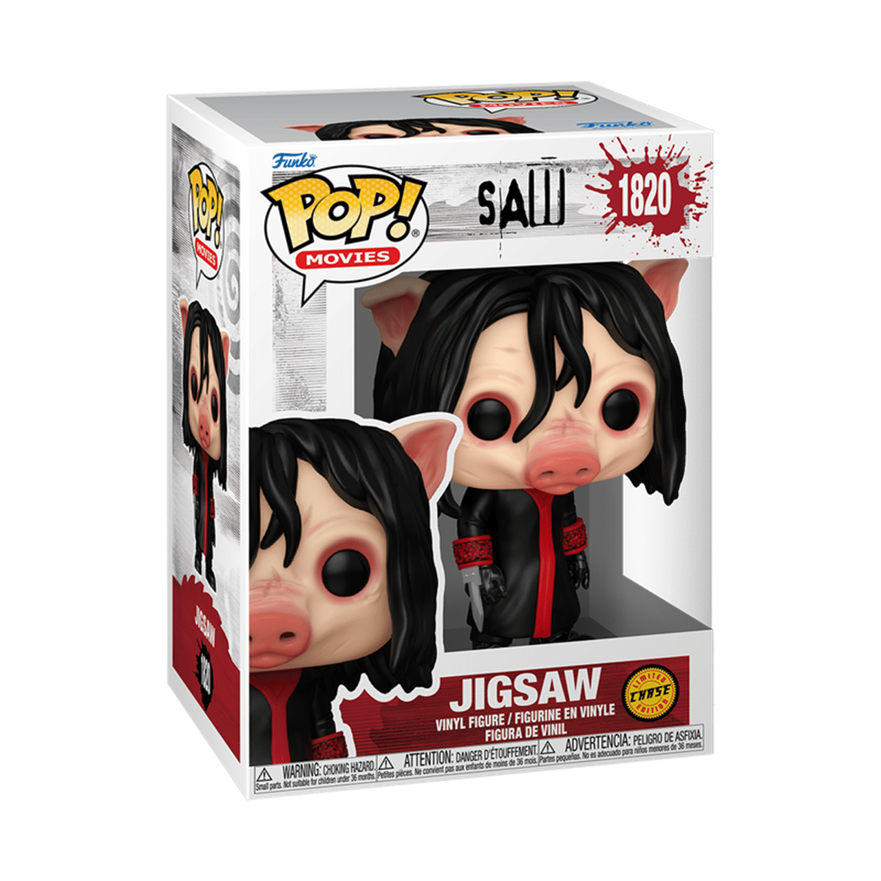Jigsaw With Chance Of Chase 1820 Saw Funko Pop Vinyl | HMV Store