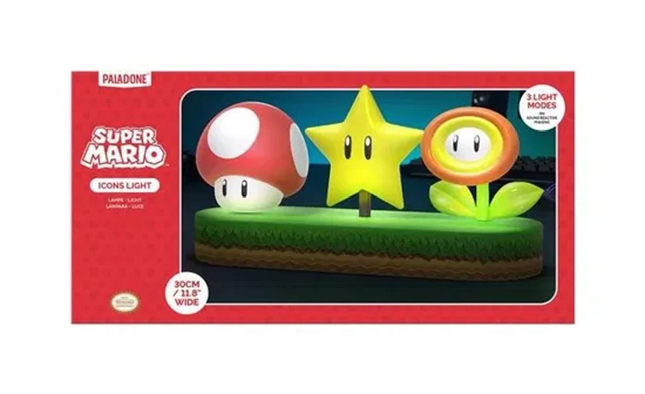 Super Mario Icon Light | Light | Free shipping over £20 | HMV Store