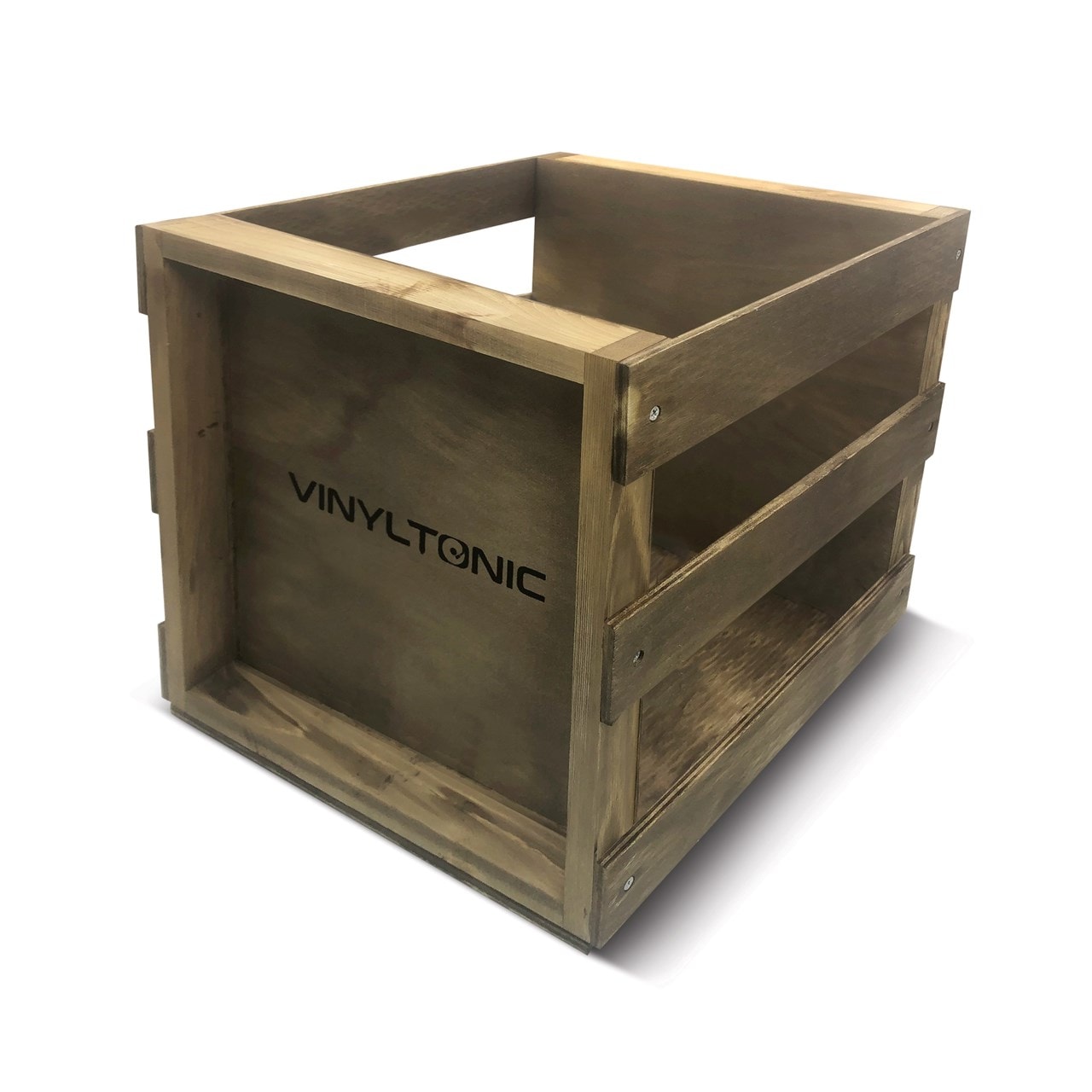 Vinyl Tonic Wood Stackable LP Crate | Vinyl Storage | Free shipping ...