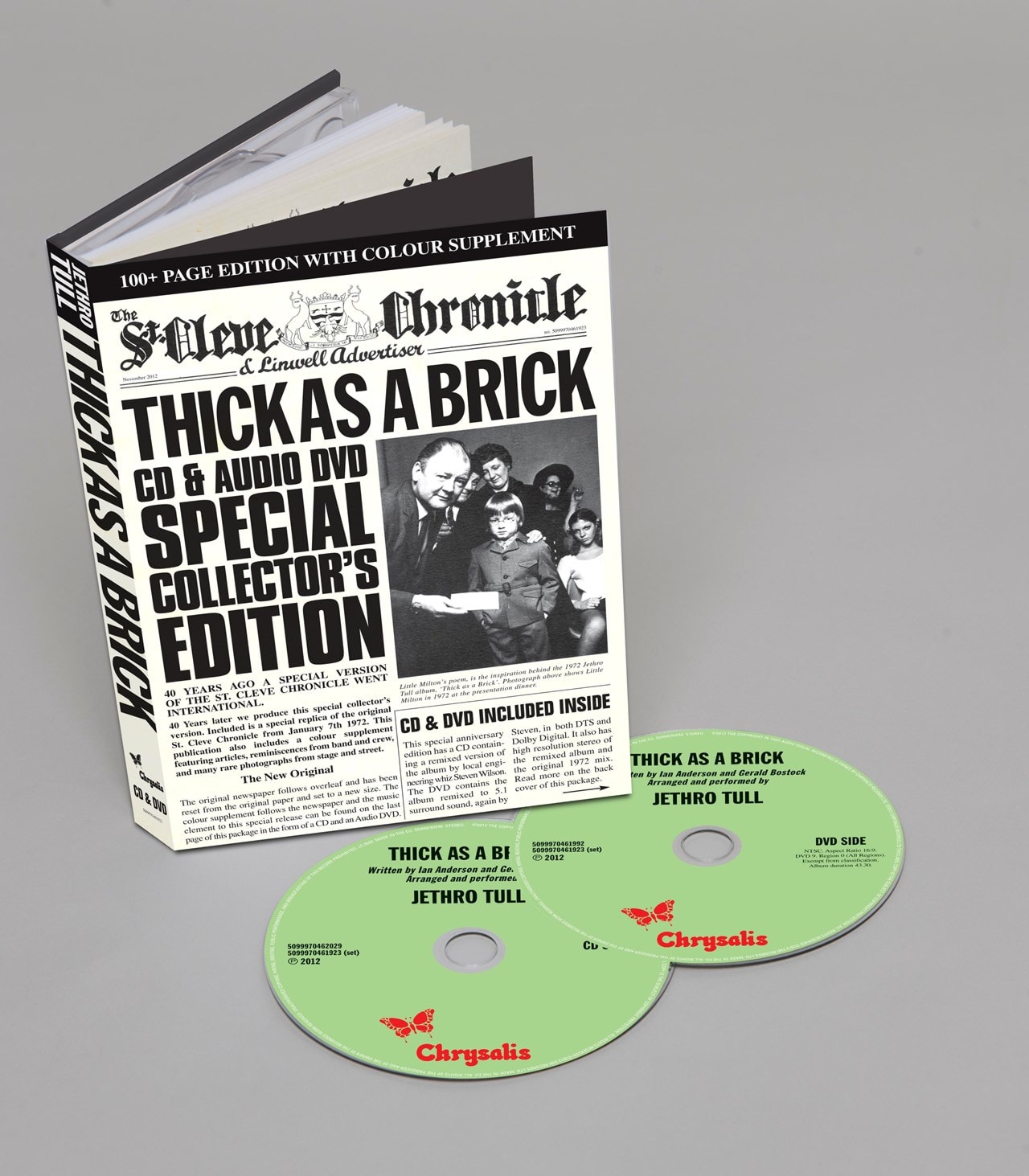 Thick As a Brick: 40th Anniversary Special Collector’s Edition | CD/DVD ...