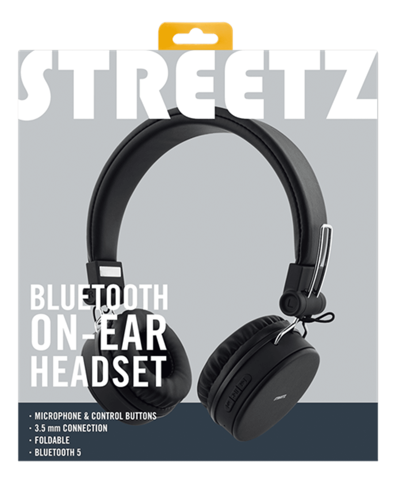 Streetz HL-BT400 Black Bluetooth Headphones | Headphones | Free ...