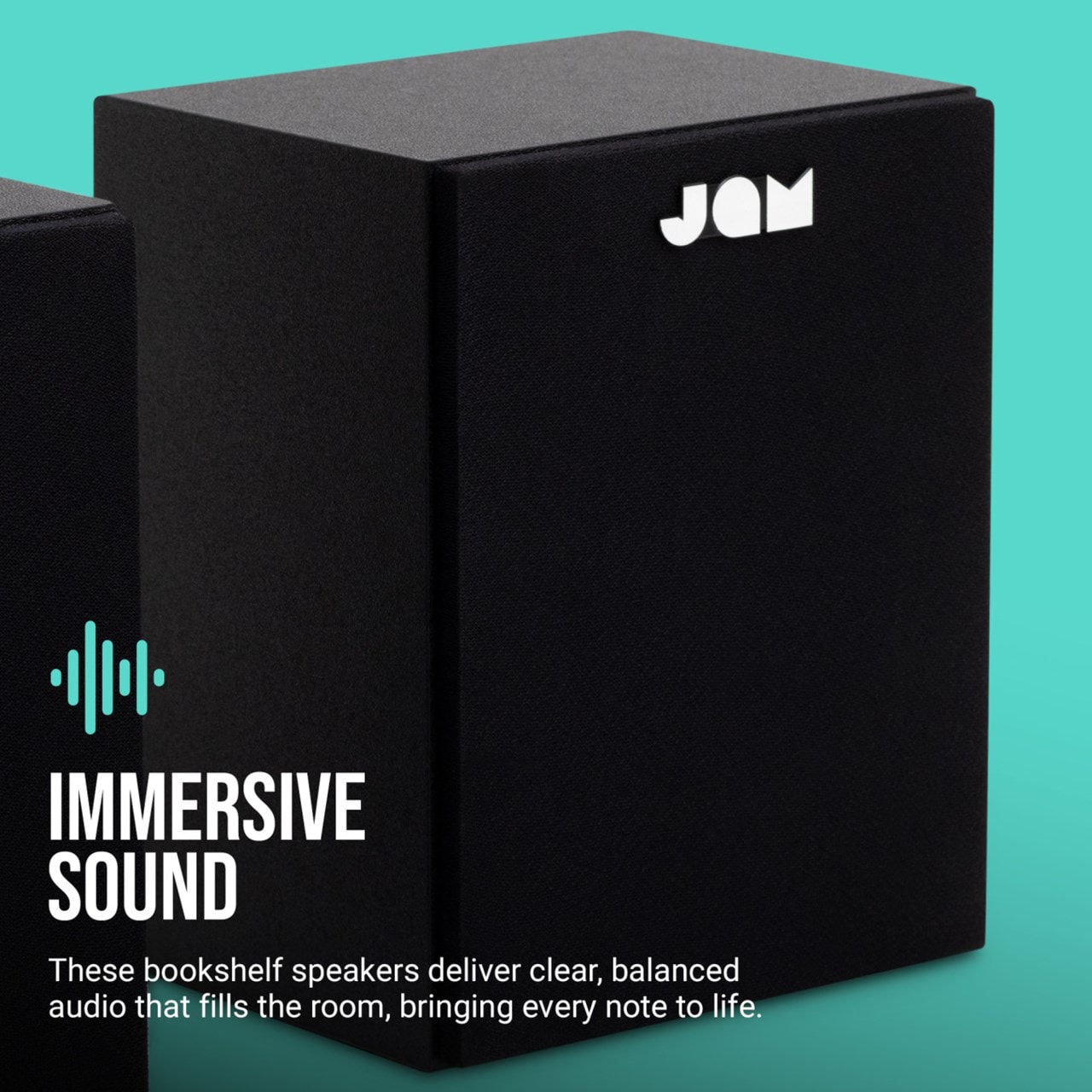 Jam Black Bookshelf Speakers | Bookshelf Speakers | Free shipping over ...