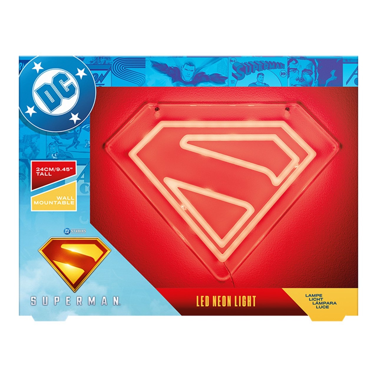 Superman LED Neon Light | Light | Free shipping over £20 | HMV Store