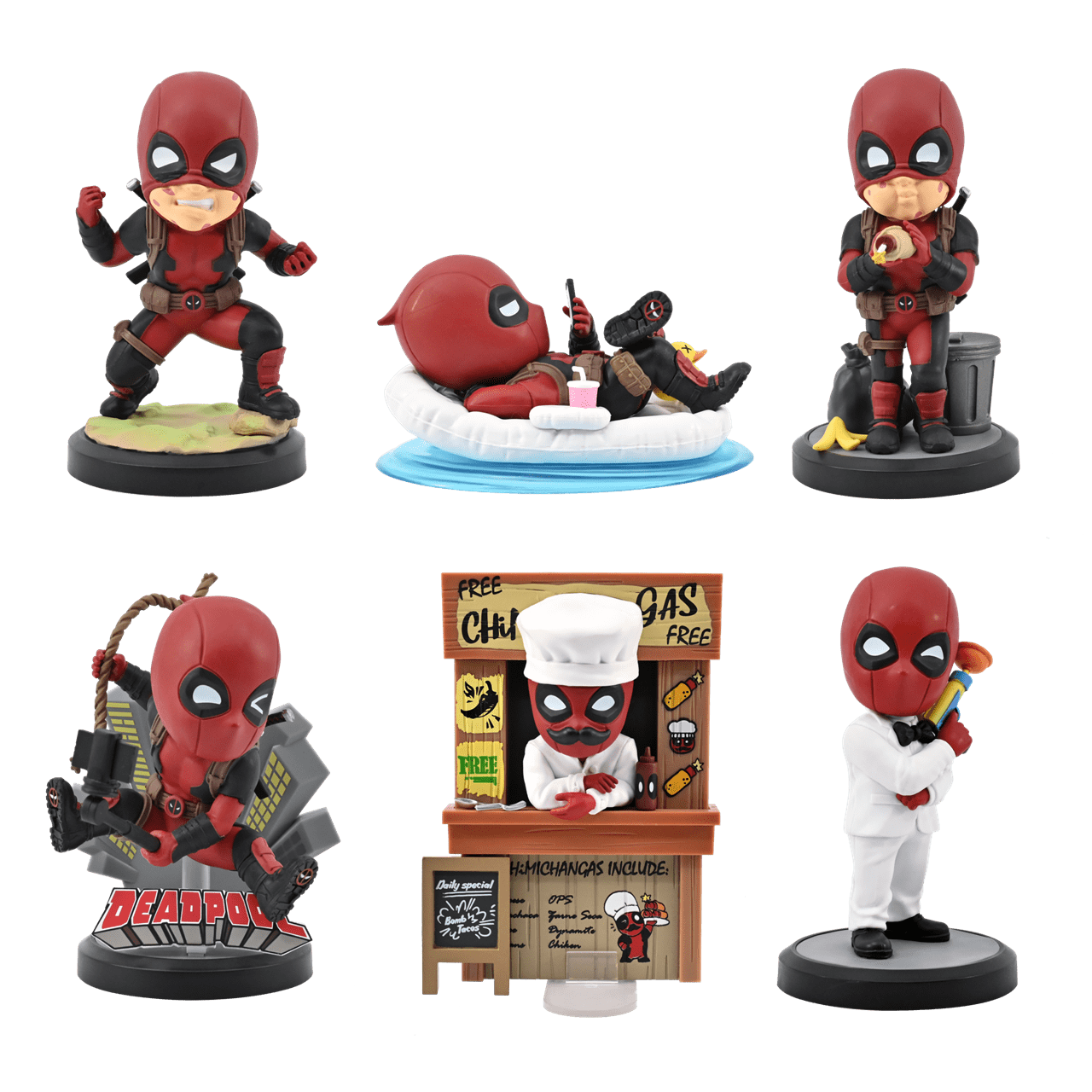 Yume Hero Box Deadpool Action Hero Series Hero Box Figurine | Figurine ...