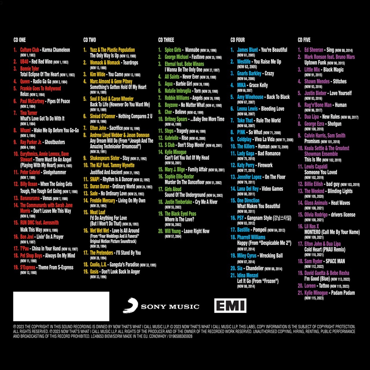 Now That's What I Call 40 Years | CD Album | Free shipping over £20 | HMV Store