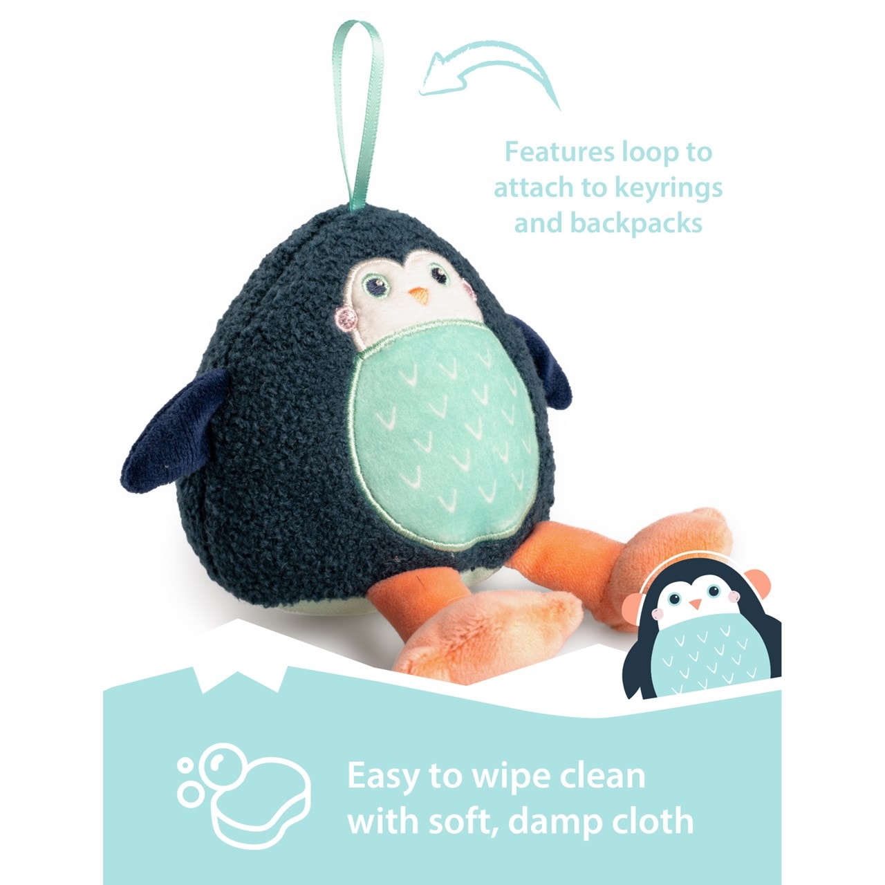 Planet Buddies Pepper The Penguin Plush Screen Wiper | Technology ...
