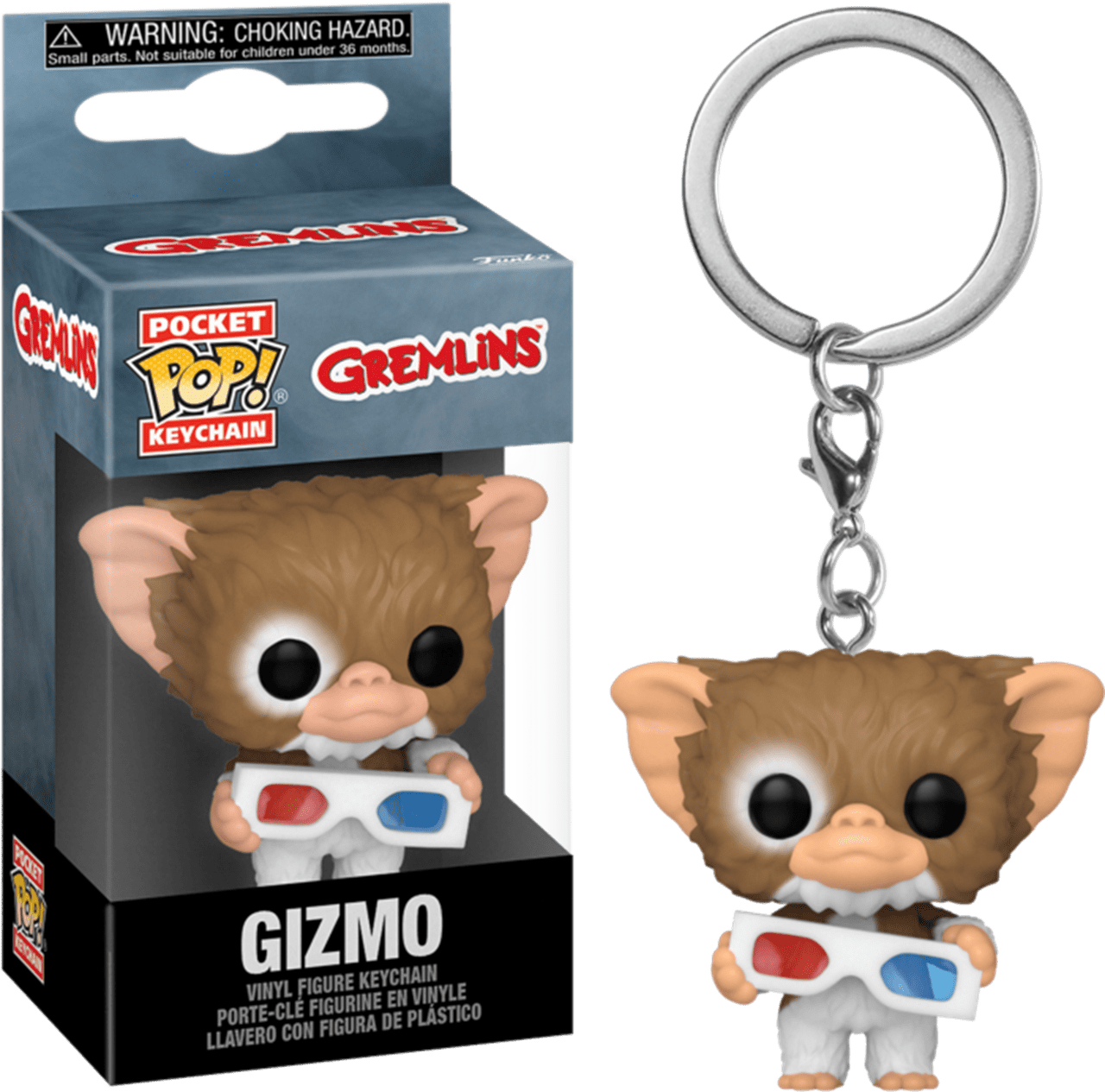Gizmo With 3D Glasses Gremlins Funko Pop Vinyl Keychain | Pop Vinyl ...