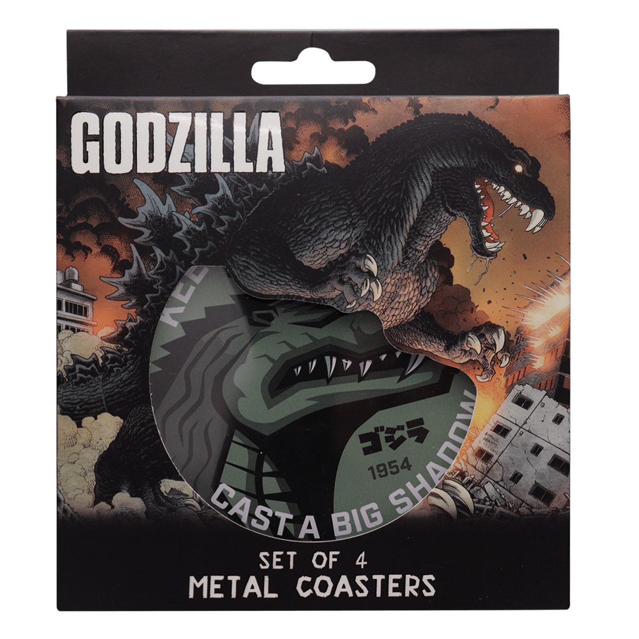 Godzilla Coaster Set Of 4 | Coaster | Free shipping over £20 | HMV Store