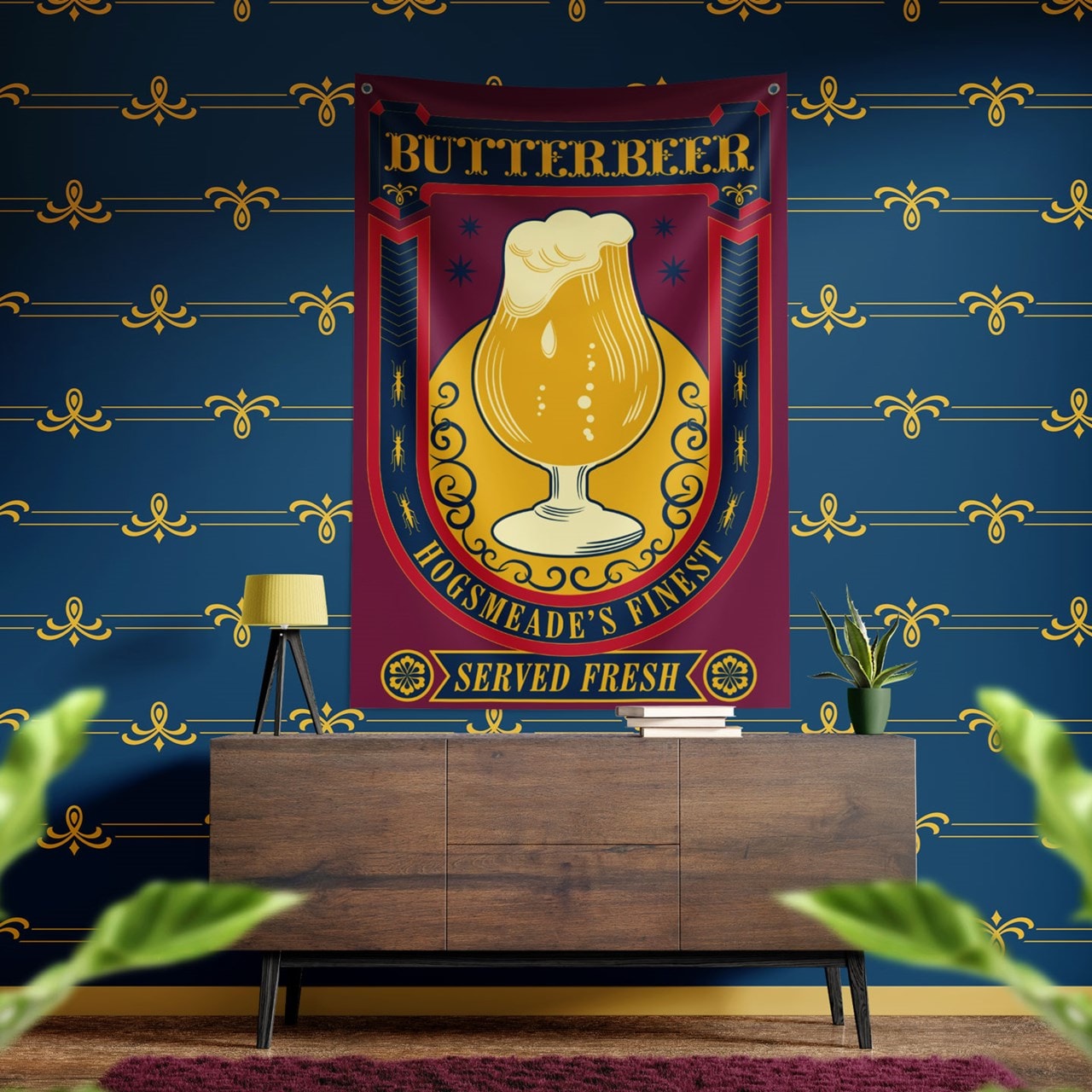Harry Potter Butterbeer Wall Banner | Wall Banner | Free shipping over ...