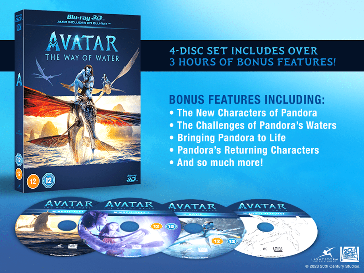 Avatar: The Way of Water | Blu-ray 3D | Free shipping over £20 | HMV Store