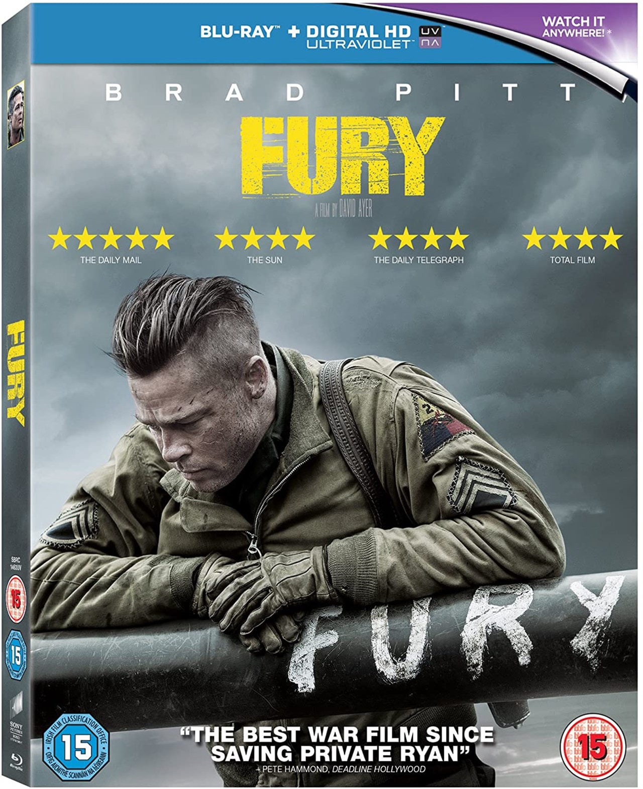Fury | Blu-ray | Free shipping over £20 | HMV Store