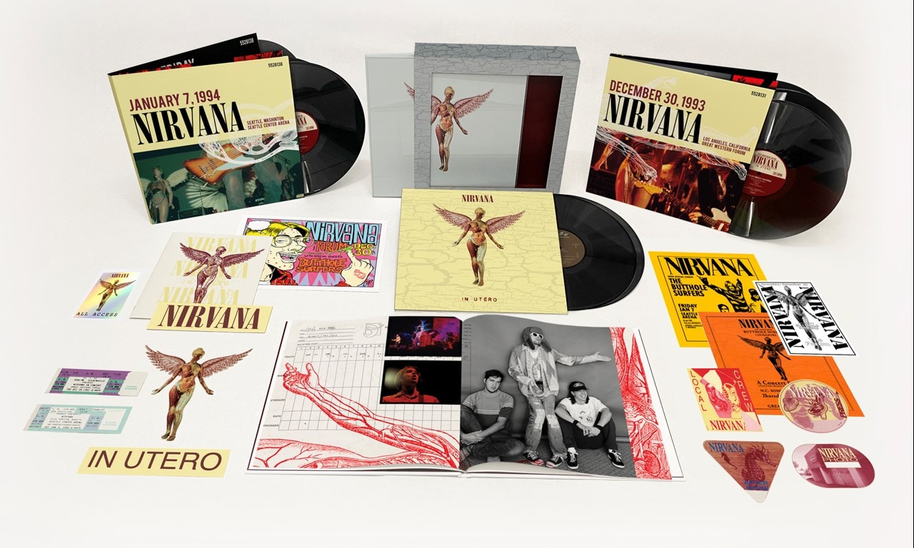 In Utero - 30th Anniversary Edition Super Deluxe 8LP | Vinyl 12" Box ...
