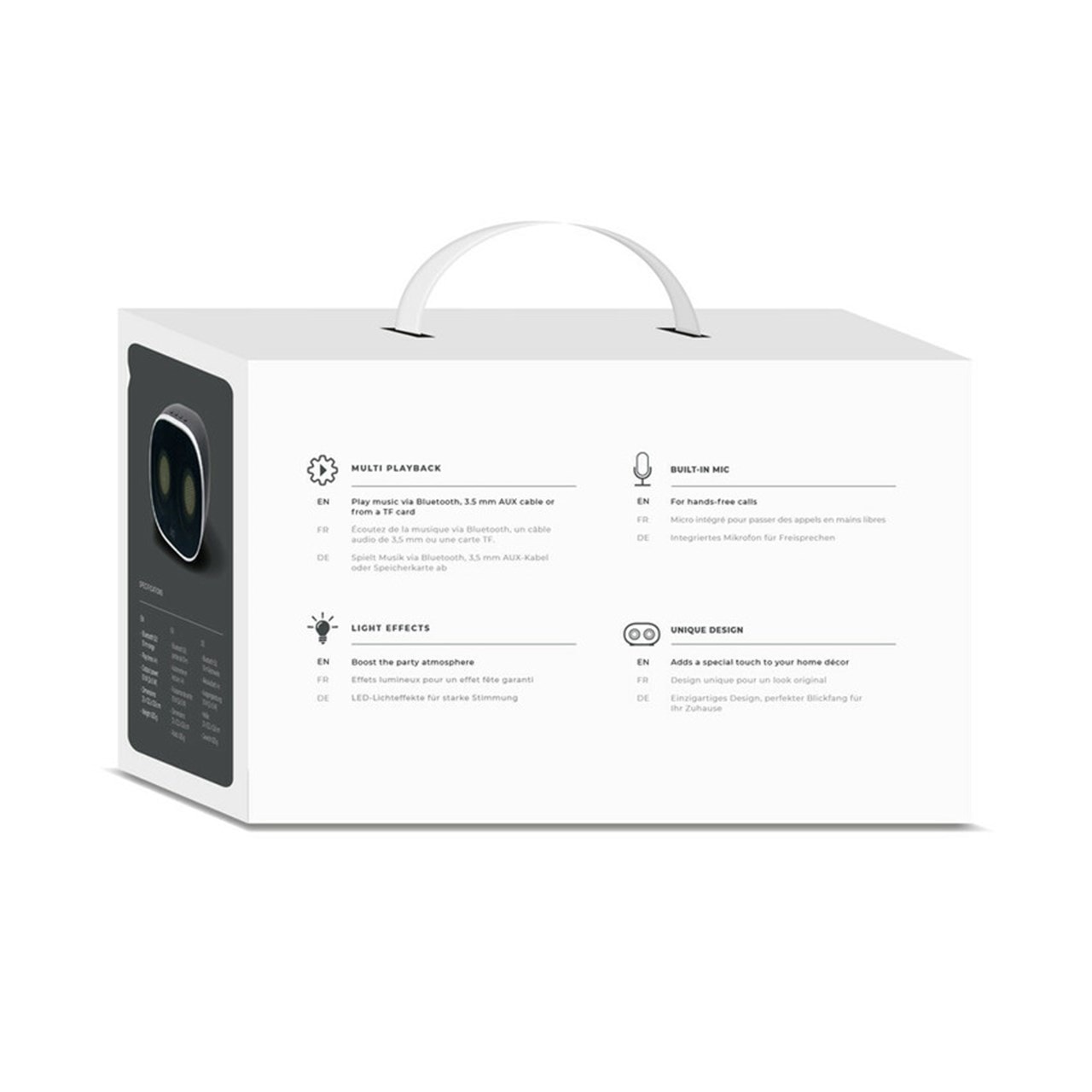 Xqisit Sound-E Black Bluetooth Speaker | Speakers | Free shipping over ...