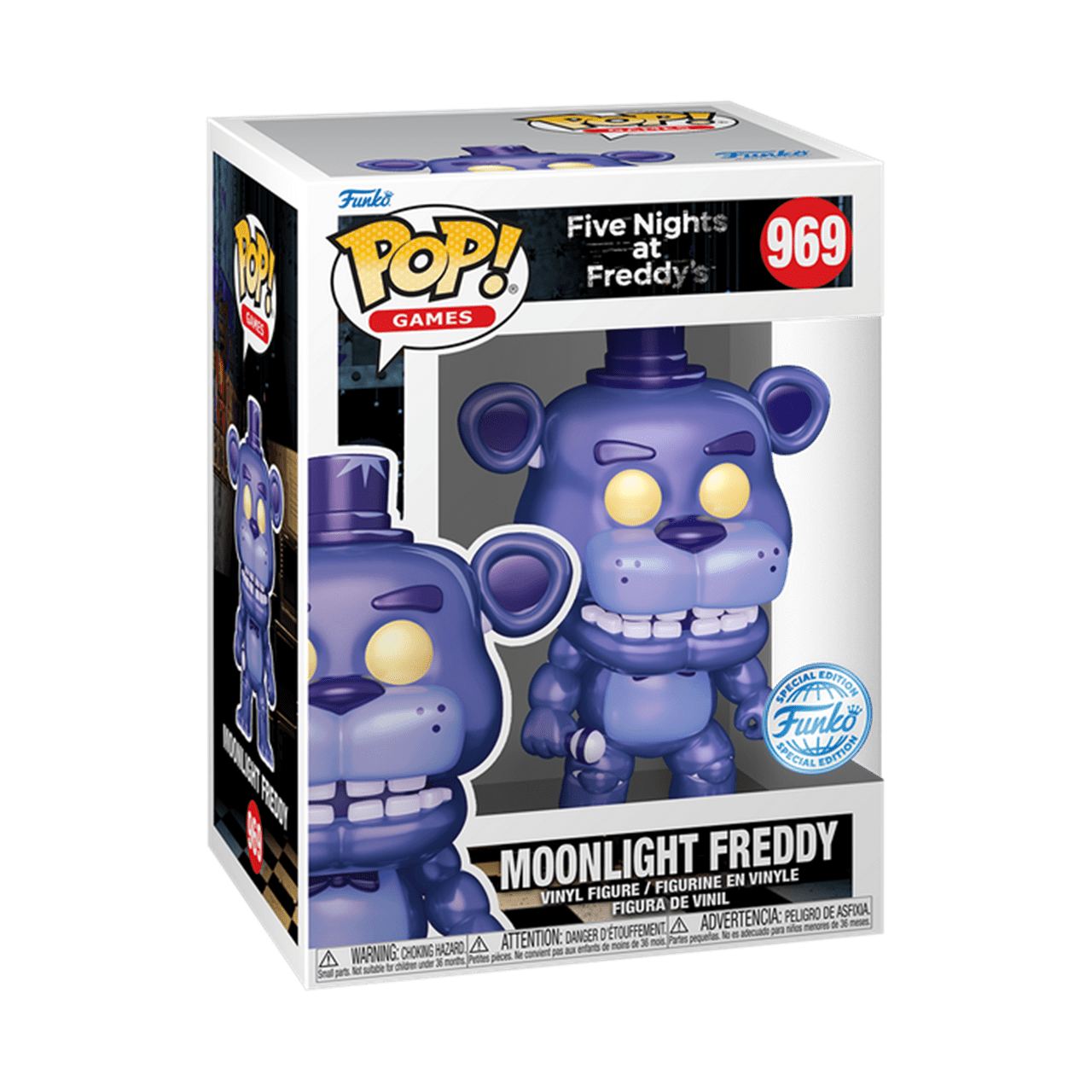 Moonlight Freddy Metallic 969 Five Nights At Freddys FNAF Funko Pop ...