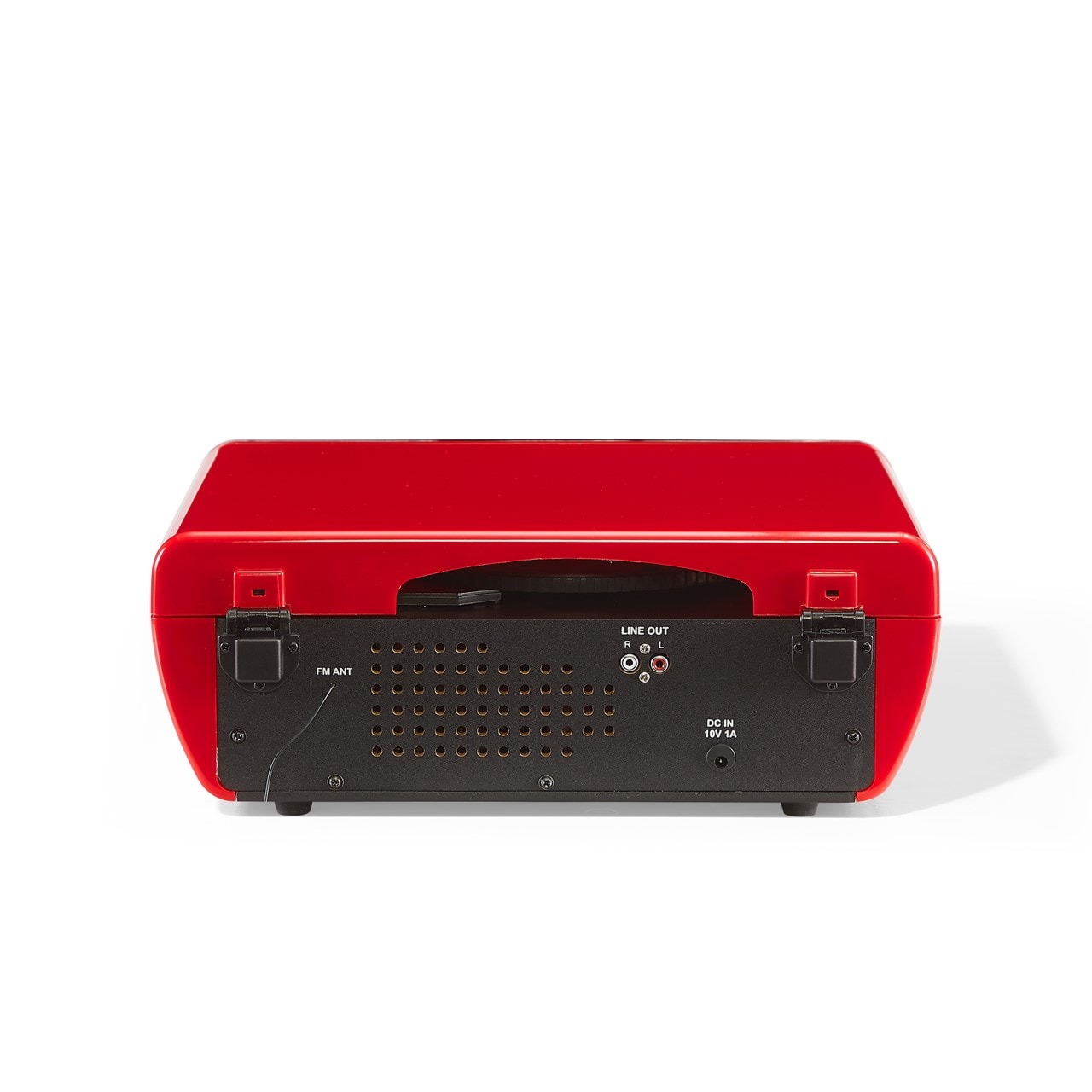 Crosley Powel 7-in-1 Red Bluetooth Turntable with FM Radio and CD ...