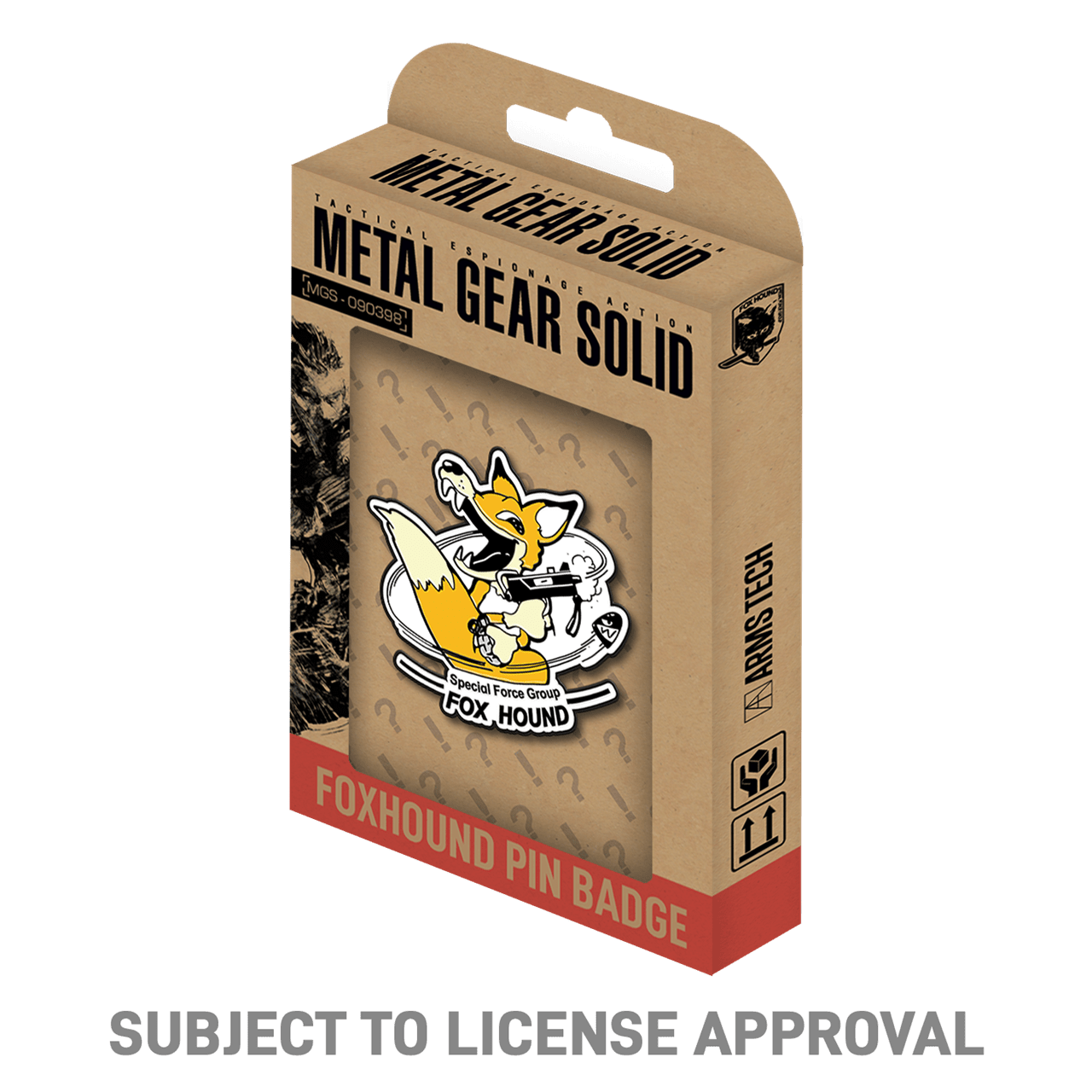 Foxhound Limited Edition Metal Gear Solid Pin Badge | Pin Badge | Free ...