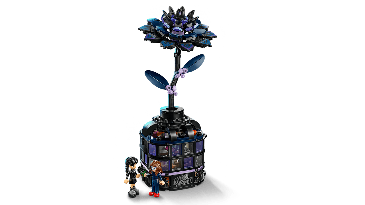 Black Dahlia Flower Wednesday LEGO | LEGO | Free shipping over £20 ...