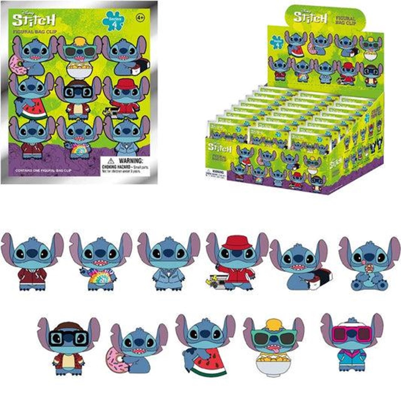 Stitch Series 4 Lilo & Stitch Bag Clip | Pop Culture Accessories | Free ...