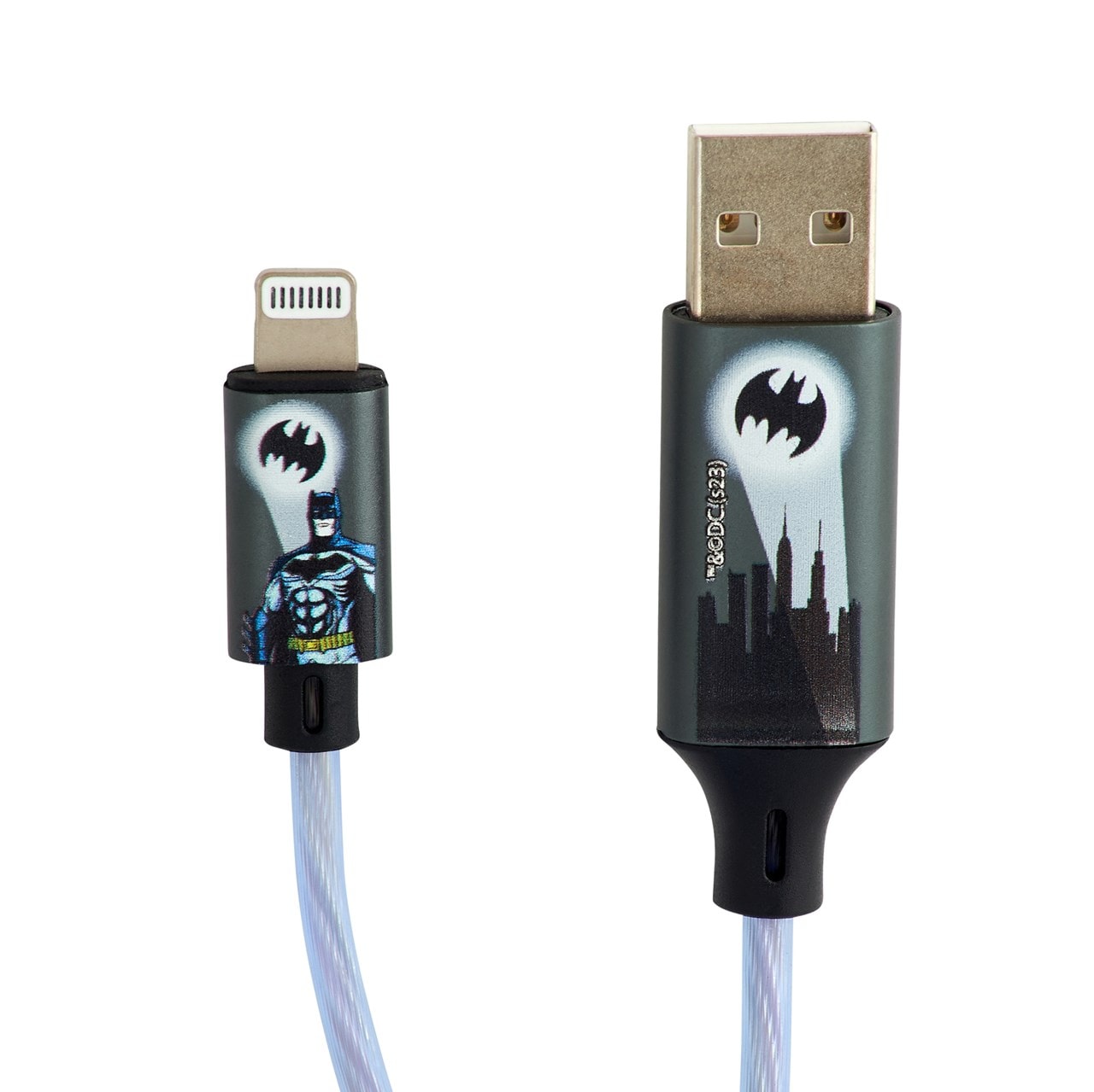 Lazerbuilt Batman Light-Up Lightning Cable | Lightning Cables | Free ...