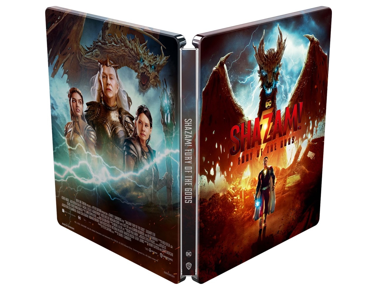 Shazam!: Fury of the Gods (hmv Exclusive) Limited Edition 4K Ultra HD Steelbook | 4K Ultra HD ...