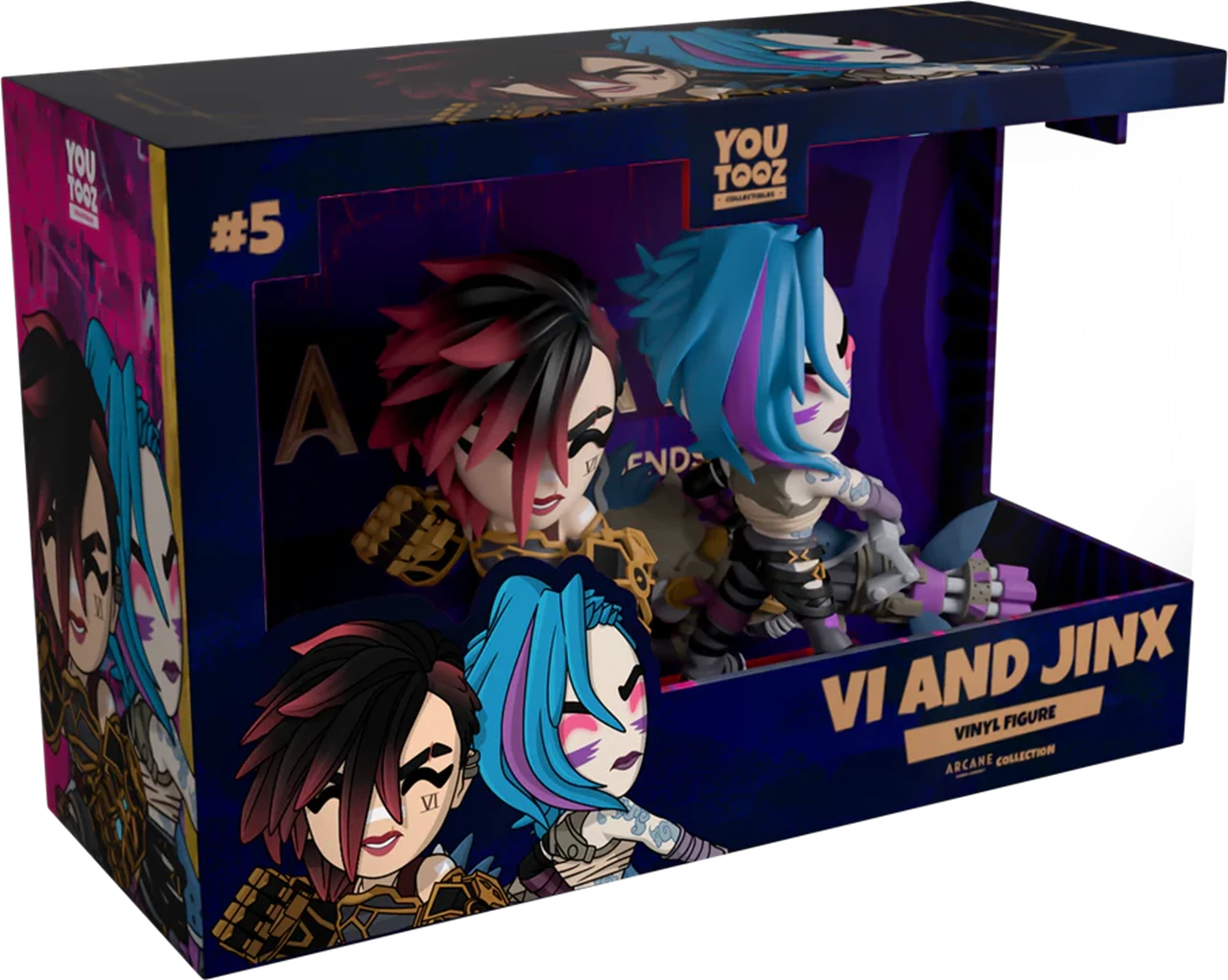 Vi And Jinx Arcane Youtooz Figurine | Figurine | Free shipping over £20 ...