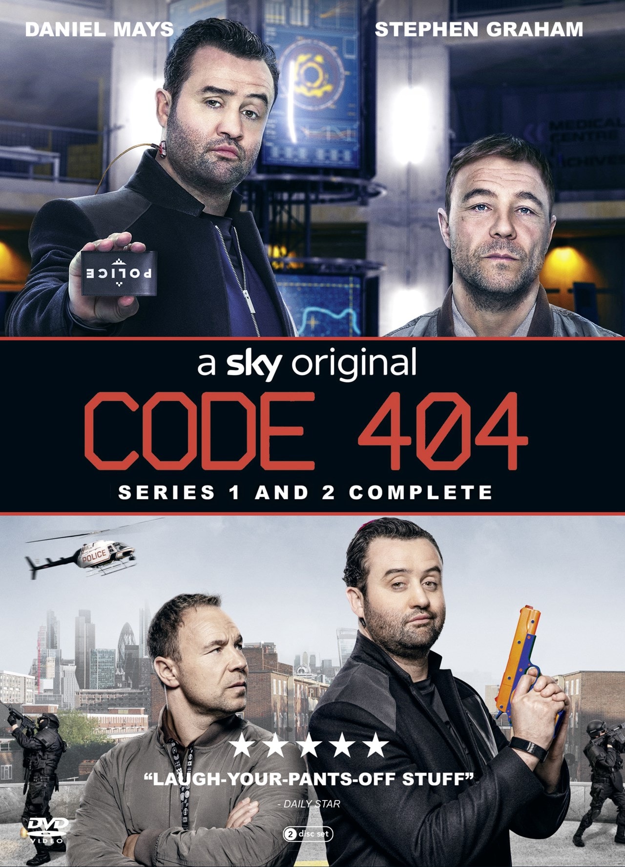 Code 404: Series 1-2 | DVD | Free shipping over £20 | HMV Store