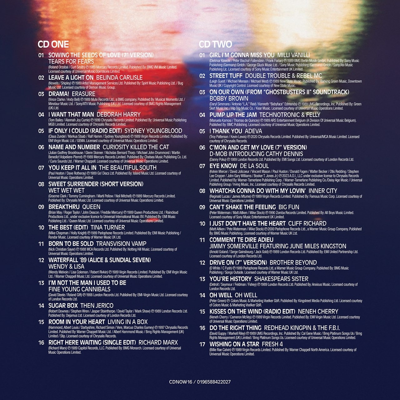 NOW That's What I Call Music! 16 | CD Album | Free shipping over £20 | HMV Store