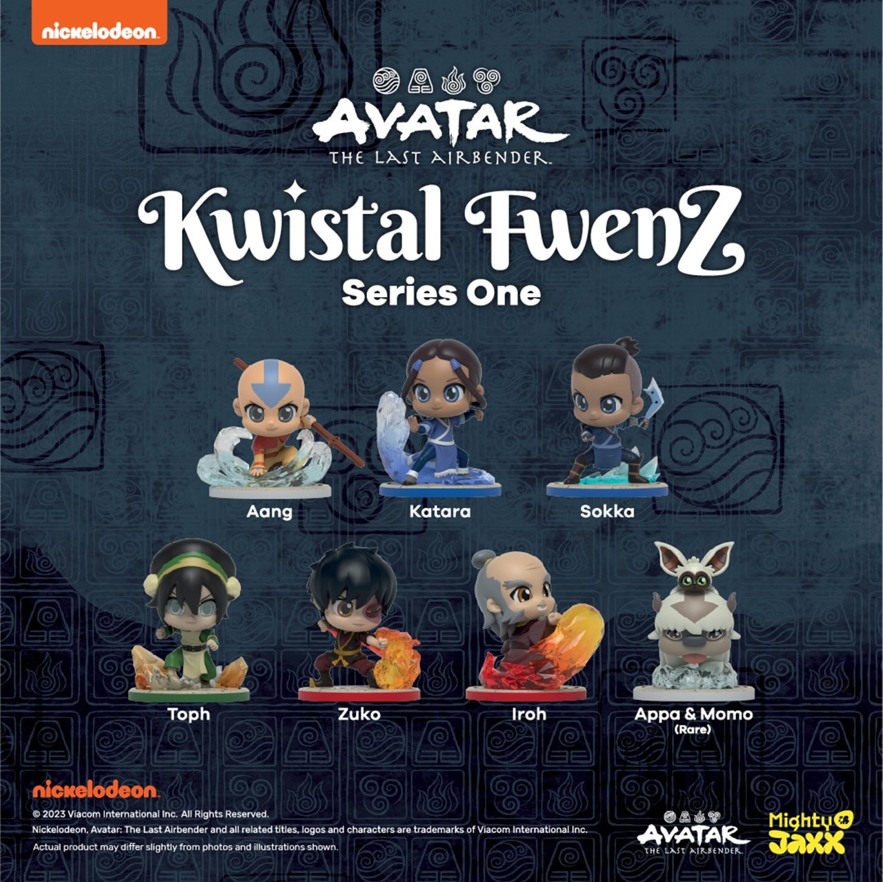 Kwistal Fwenz X Avatar Last Airbender Series 1 Mighty Jaxx Blind Box ...