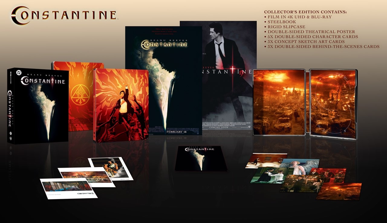 Constantine 20th Anniversary Collector's Edition with Steelbook | 4K Ultra HD Blu-ray | Free ...