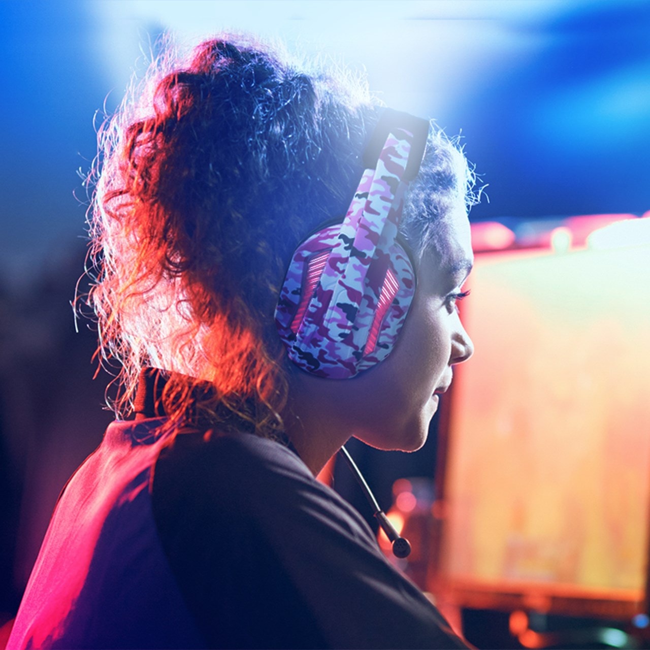 Vybe Camo Diva Pink Gaming Headset | Gaming Headset | Free shipping ...