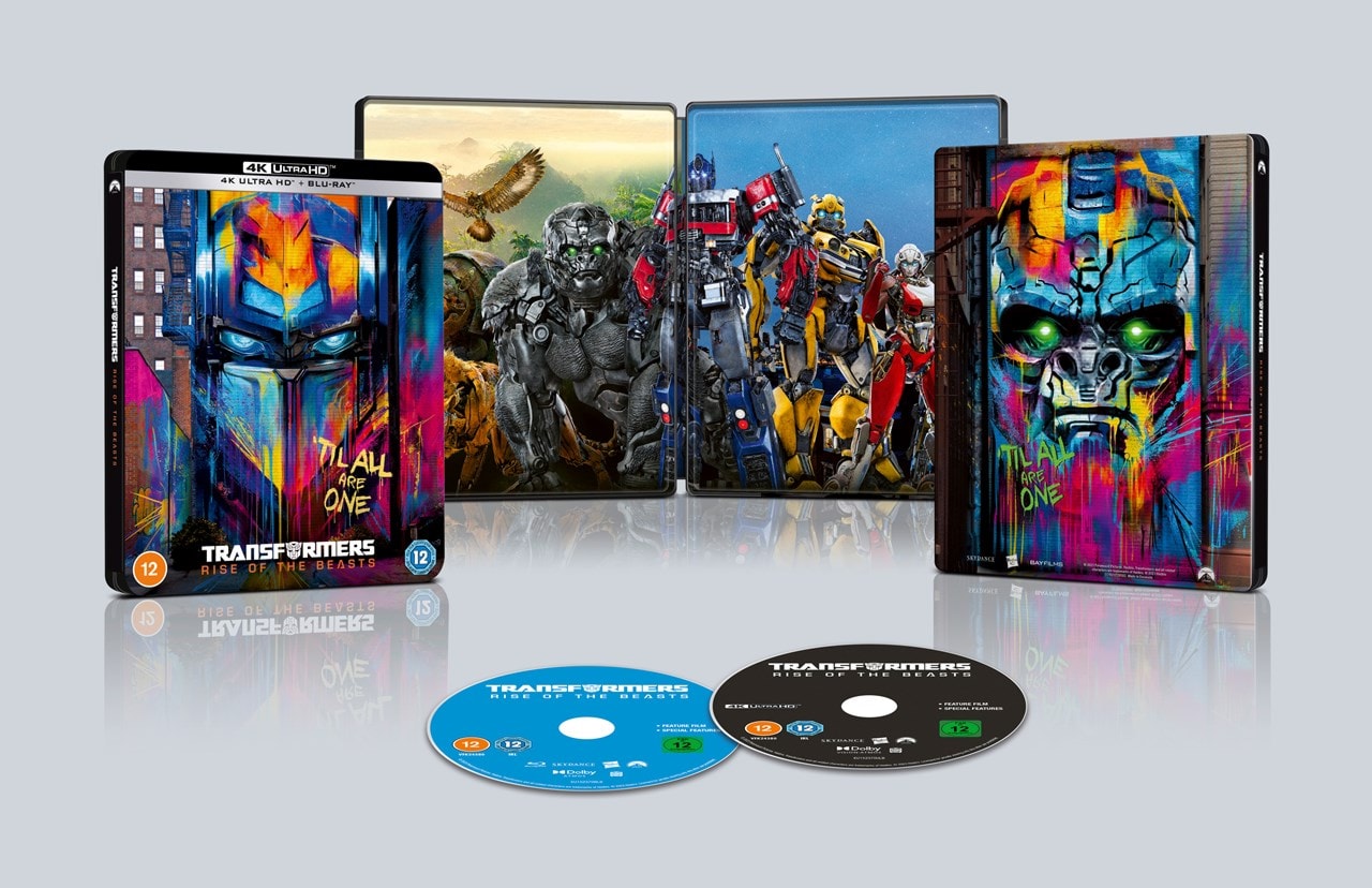 Transformers: Rise of the Beasts Limited Edition 4K Ultra HD Steelbook ...
