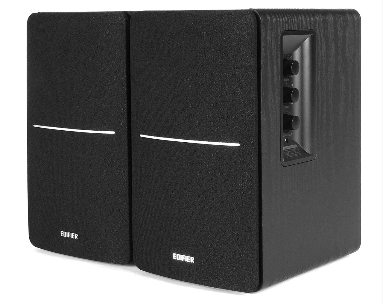 Edifier R1280DB Black Active Bluetooth Bookshelf Speakers | Speakers | Free shipping over £20 ...