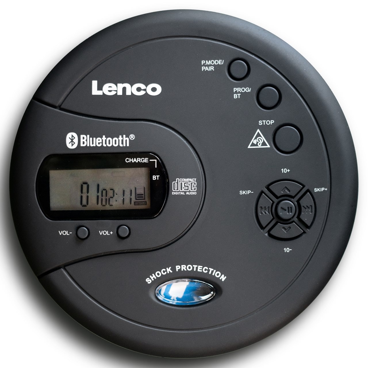 Lenco CD-300BK Black Bluetooth Portable CD Player | CD players | Free ...