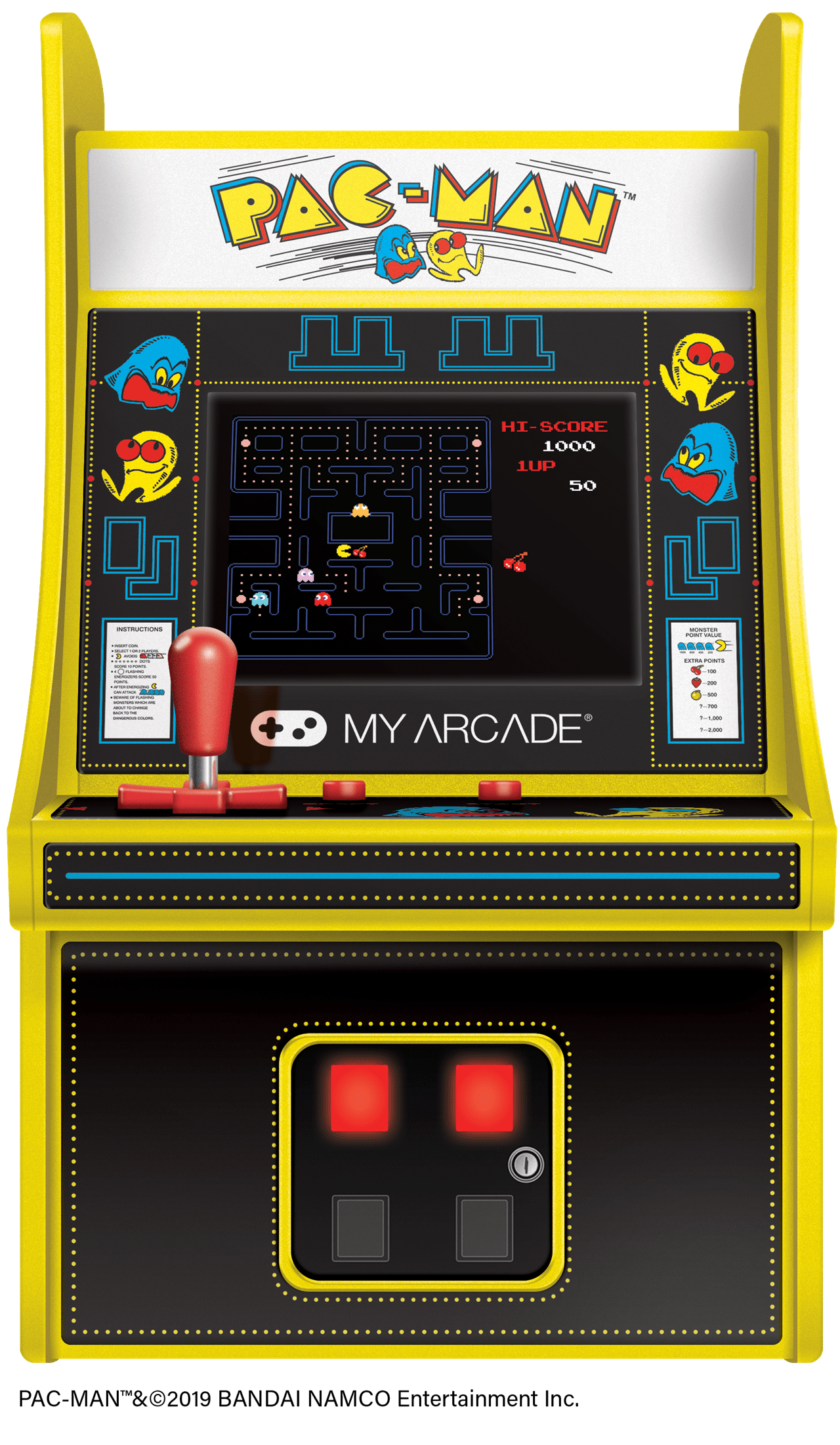 Pac-Man: Mini-Arcade Electronic Game | Retro Arcade Machine | Free ...