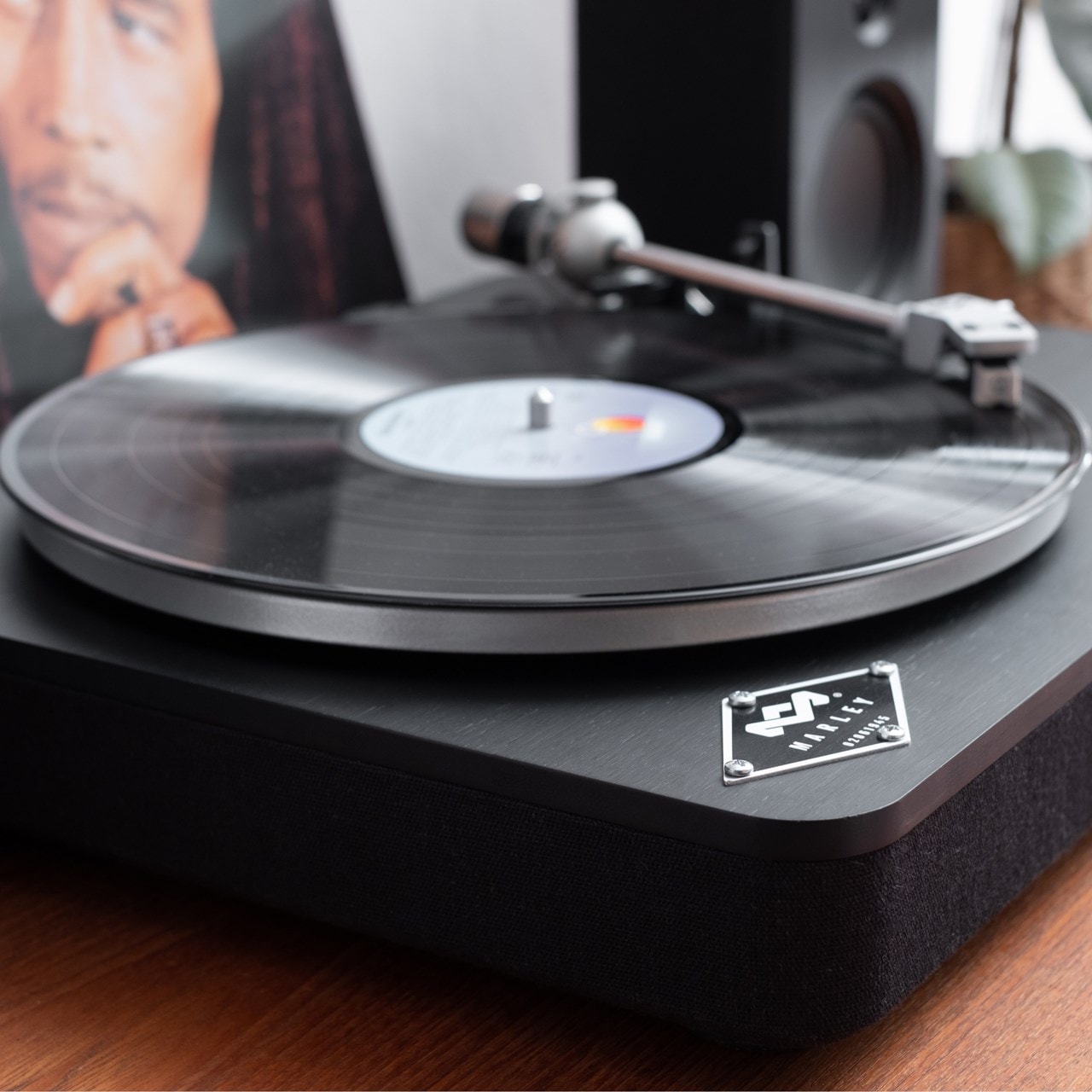 House Of Marley Stir It Up Wireless Black Bluetooth Record Player ...