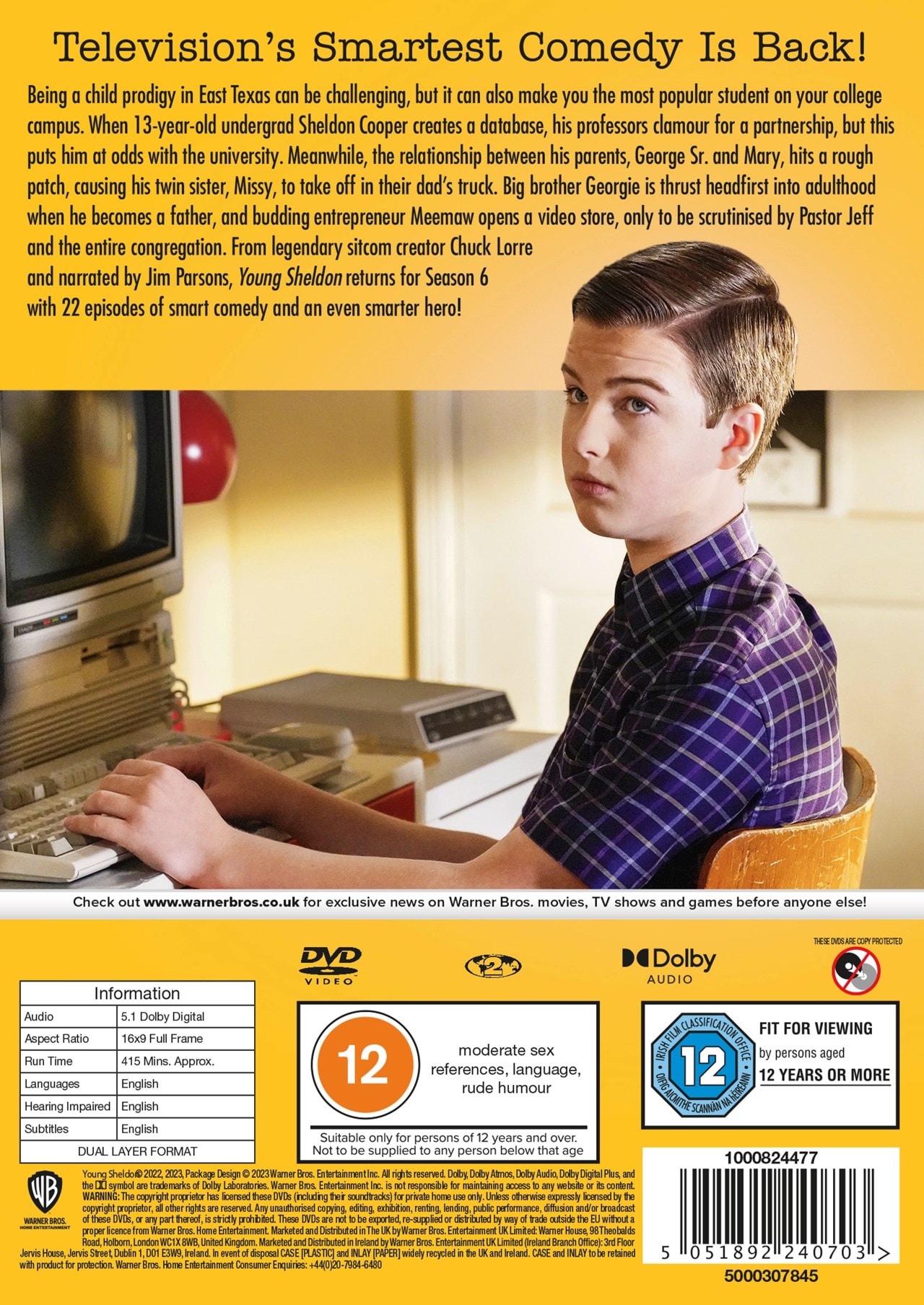 Young Sheldon: The Complete Sixth Season | HMV Store
