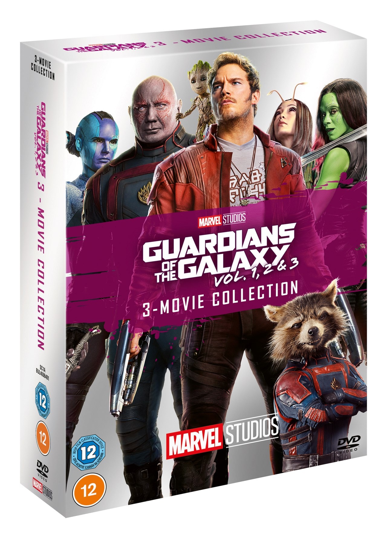Guardians of the Galaxy: Vol. 1, 2 & 3 - 3 Movie Collection | HMV Store