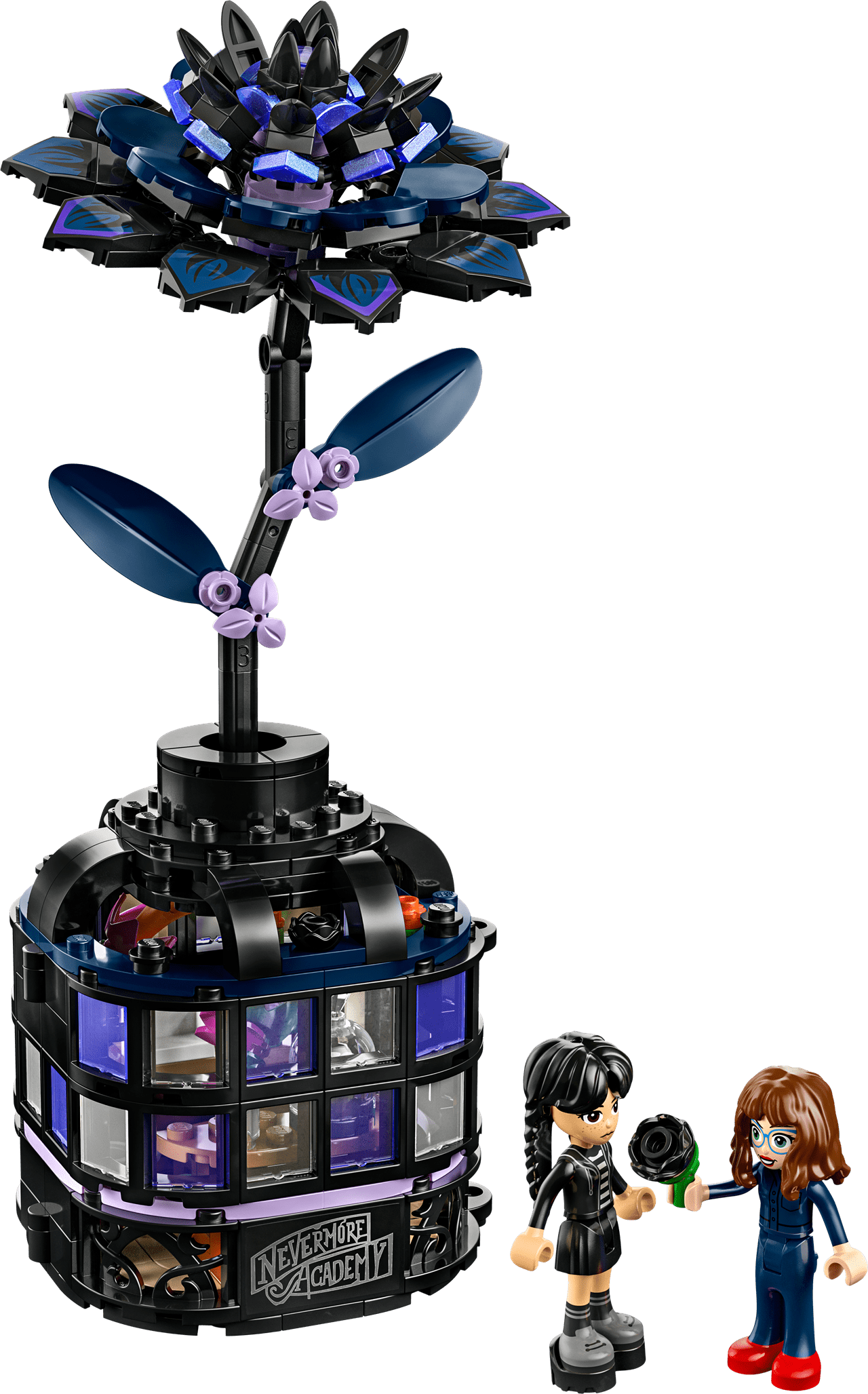 Black Dahlia Flower Wednesday LEGO | LEGO | Free shipping over £20 ...