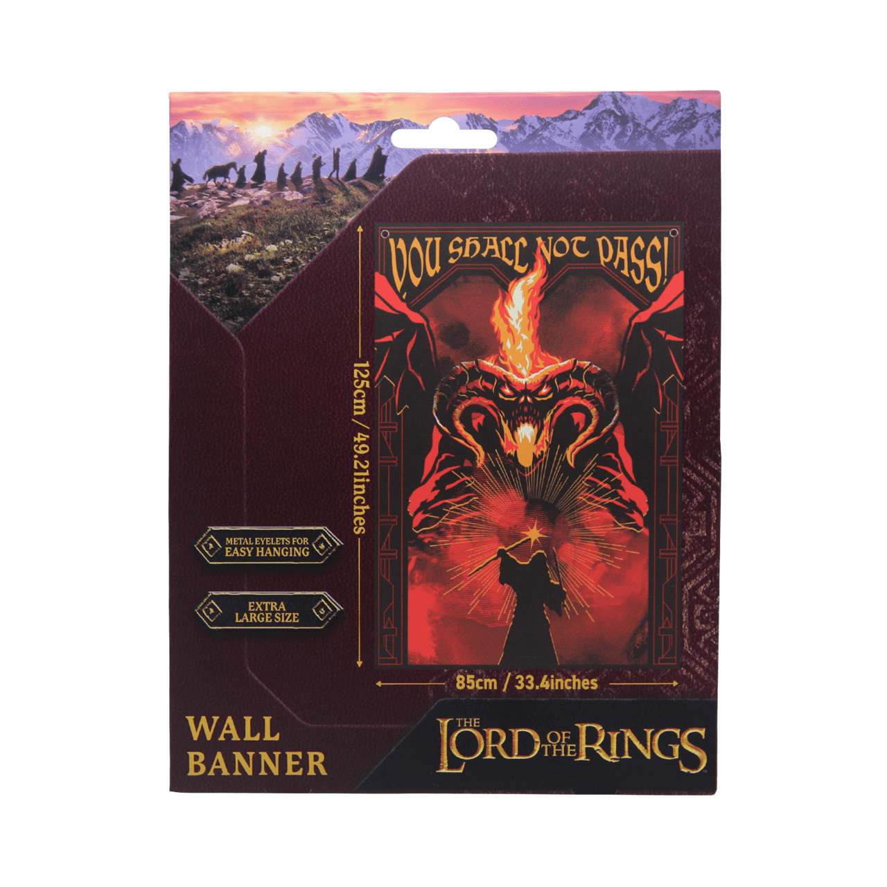 Lord Of The Rings Wall Banner | Wall Banner | Free shipping over £20 ...