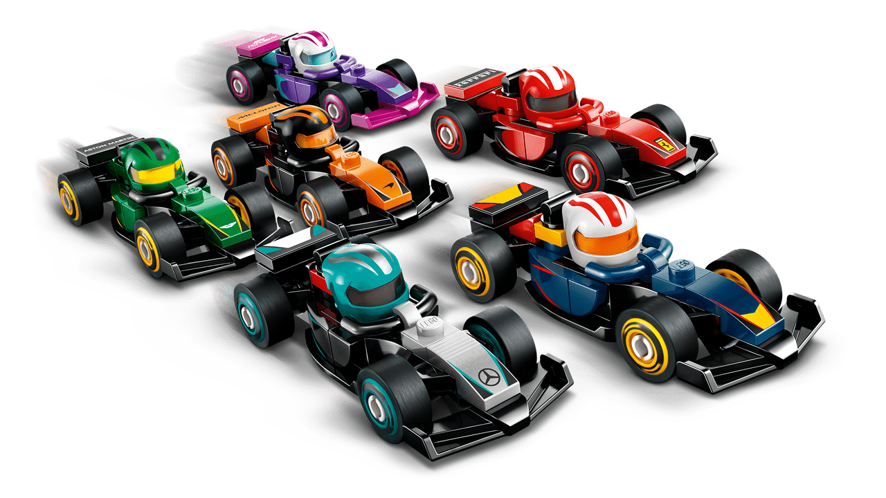 F1 Collectable Race Cars LEGO Minifigures Assortment | HMV Store