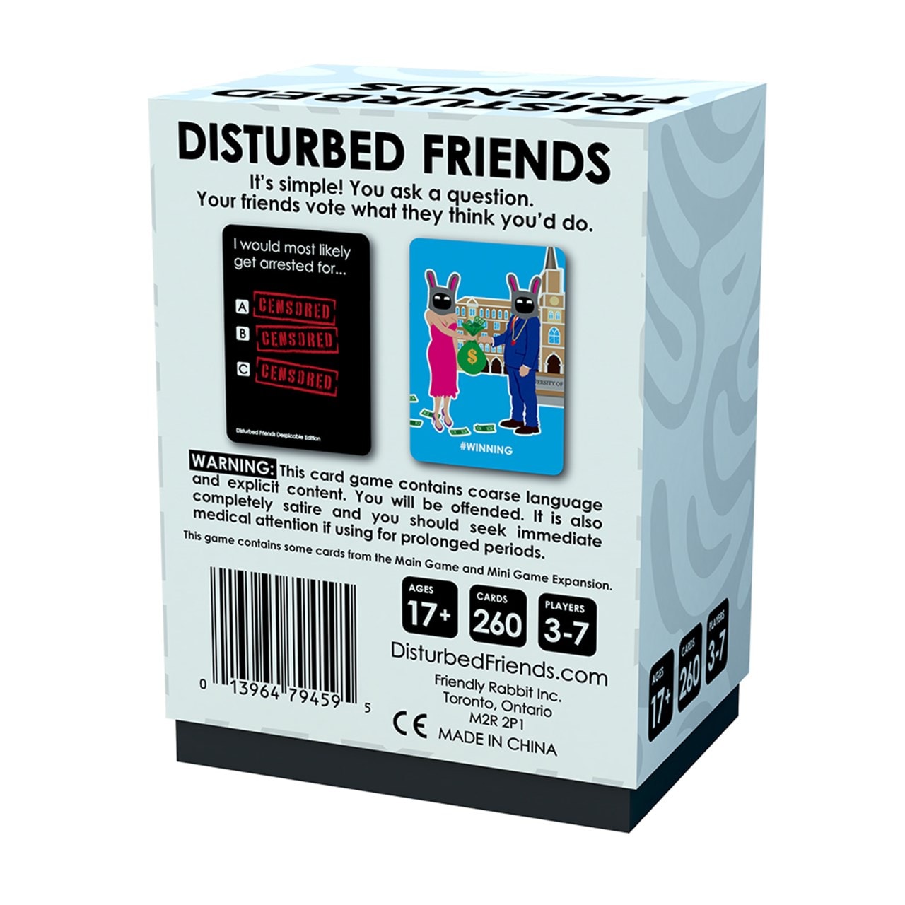 Disturbed Friends Card Game | Party Card Games | HMV Store