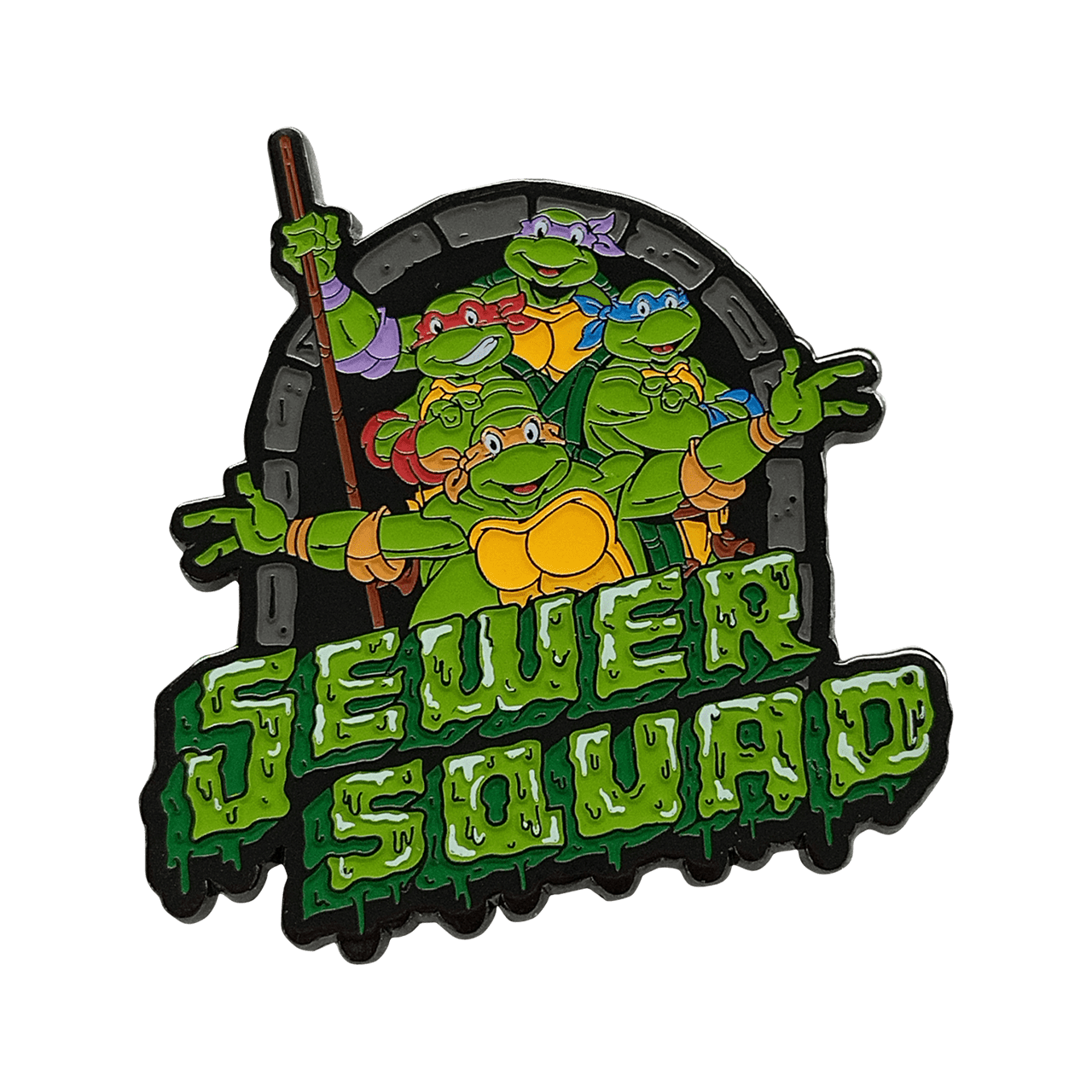 Limited Edition 40th Anniversary Teenage Mutant Ninja Turtles Pin Badge ...