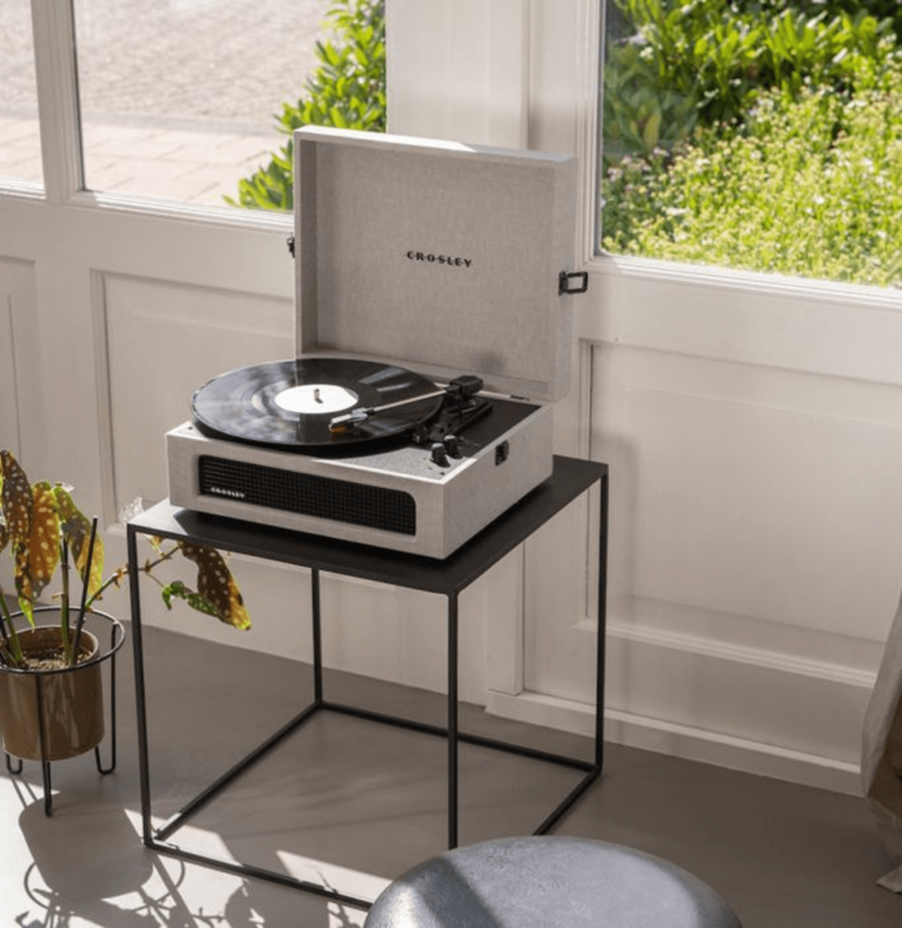 Crosley Voyager Grey Bluetooth Turntable | Turntables | Free shipping ...