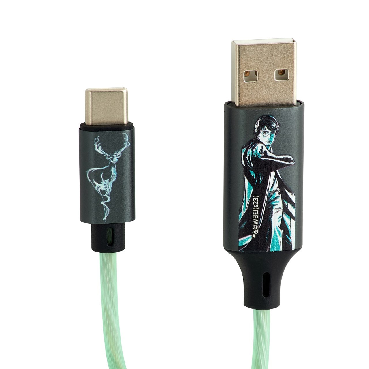 Lazerbuilt Harry Potter Light-Up USB-C Cable | USB-C Cables | Free ...