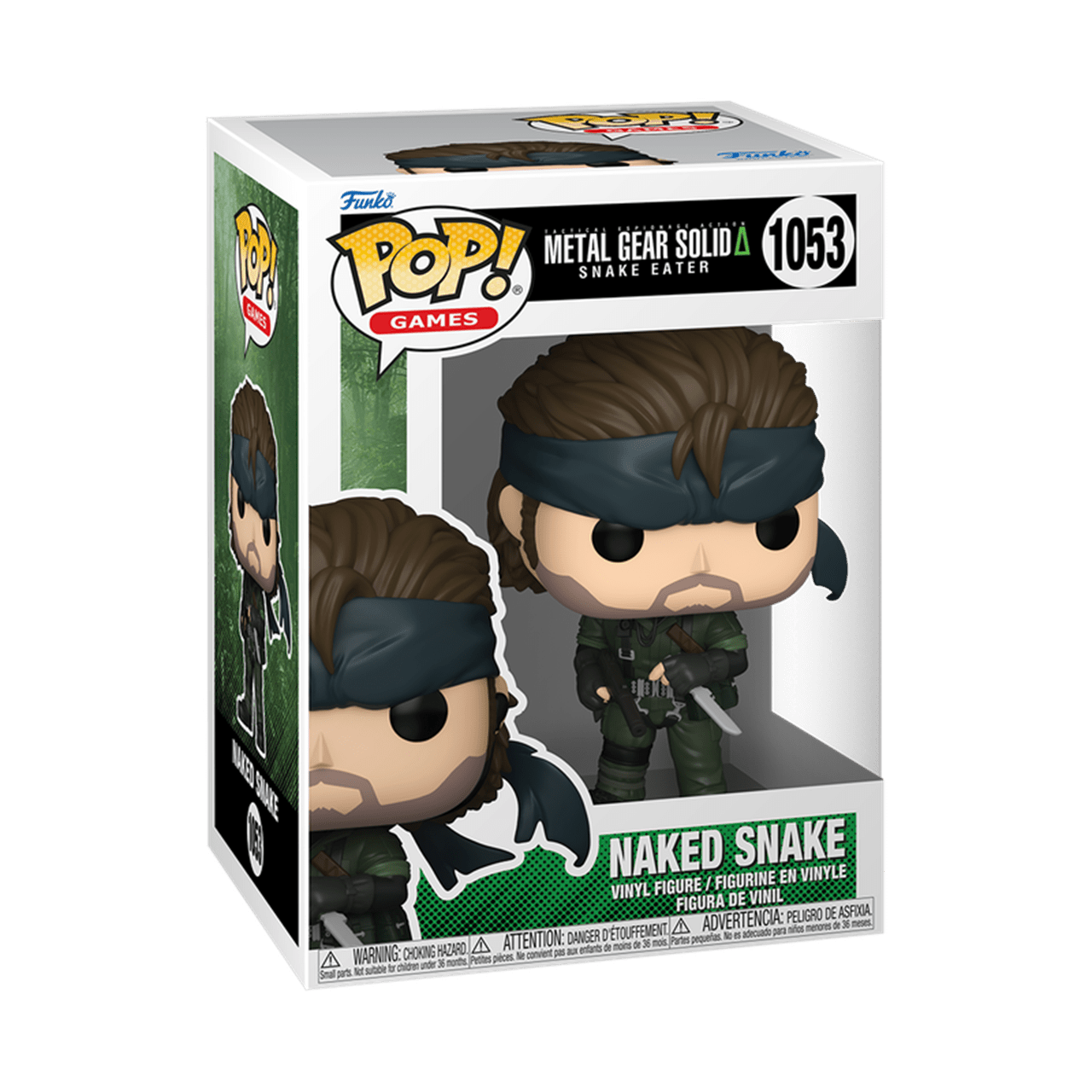 Naked Snake 1053 Metal Gear Solid Snake Eater Funko Pop Vinyl | Pop ...